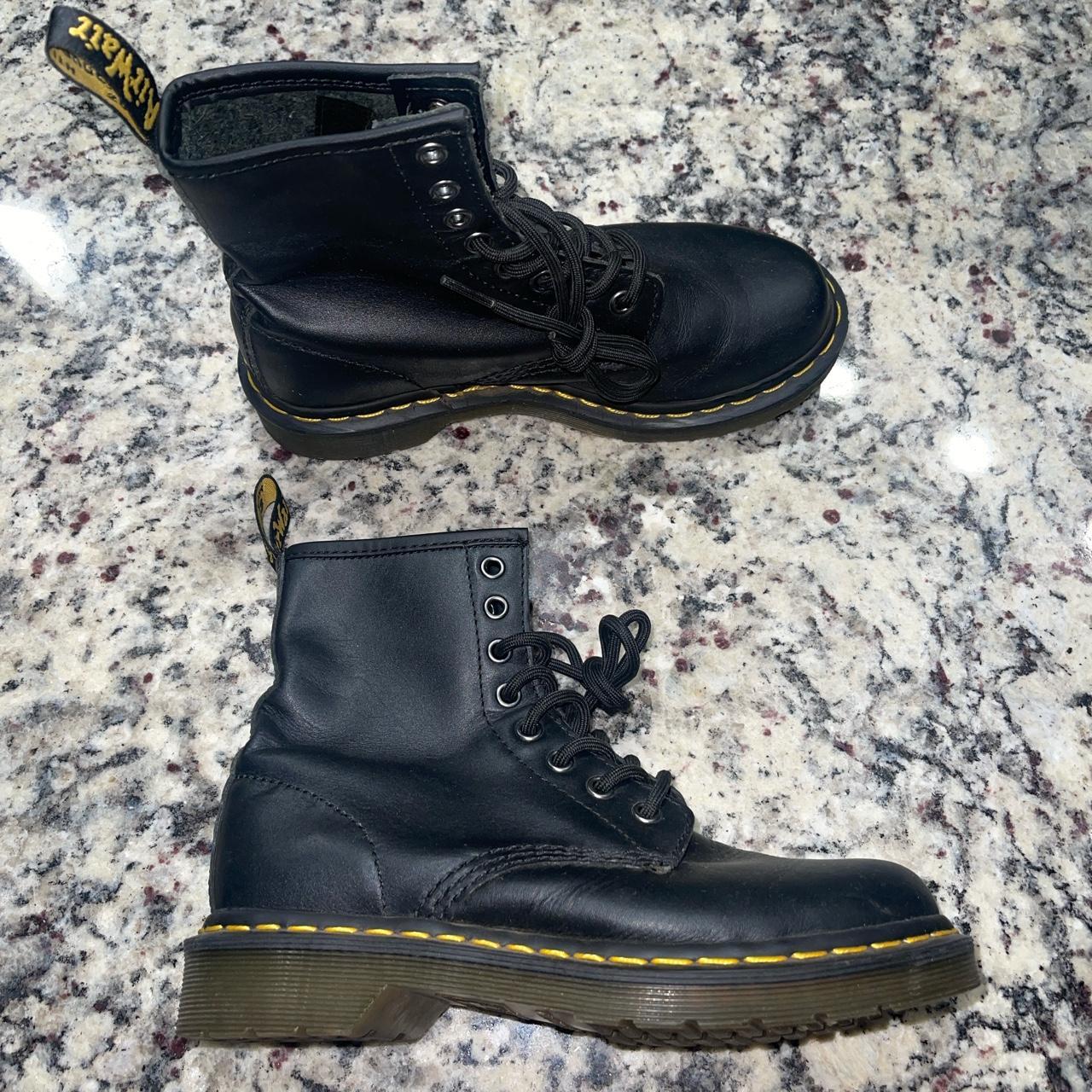 PacSun Women's Black and Yellow Boots | Depop