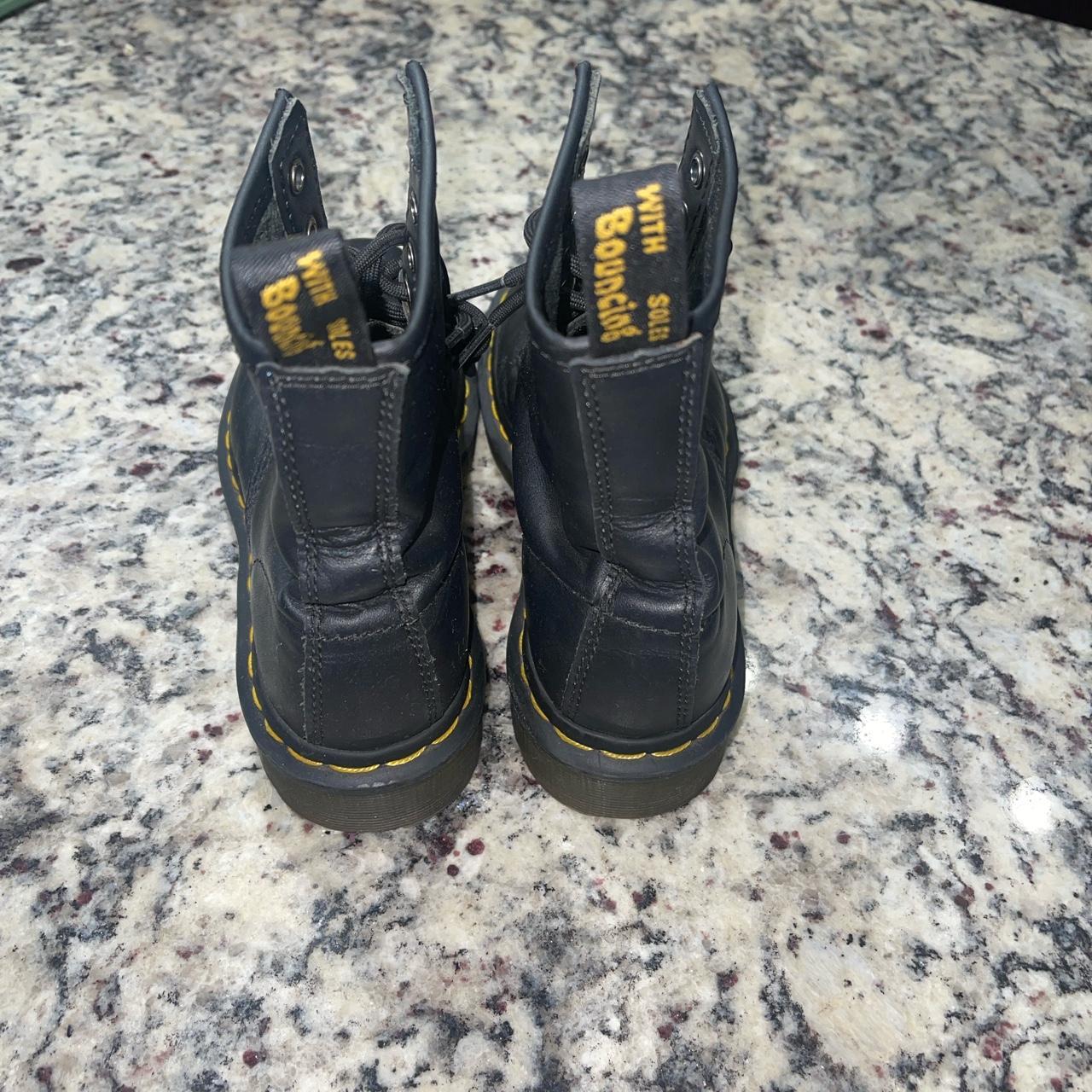 PacSun Women's Black and Yellow Boots | Depop