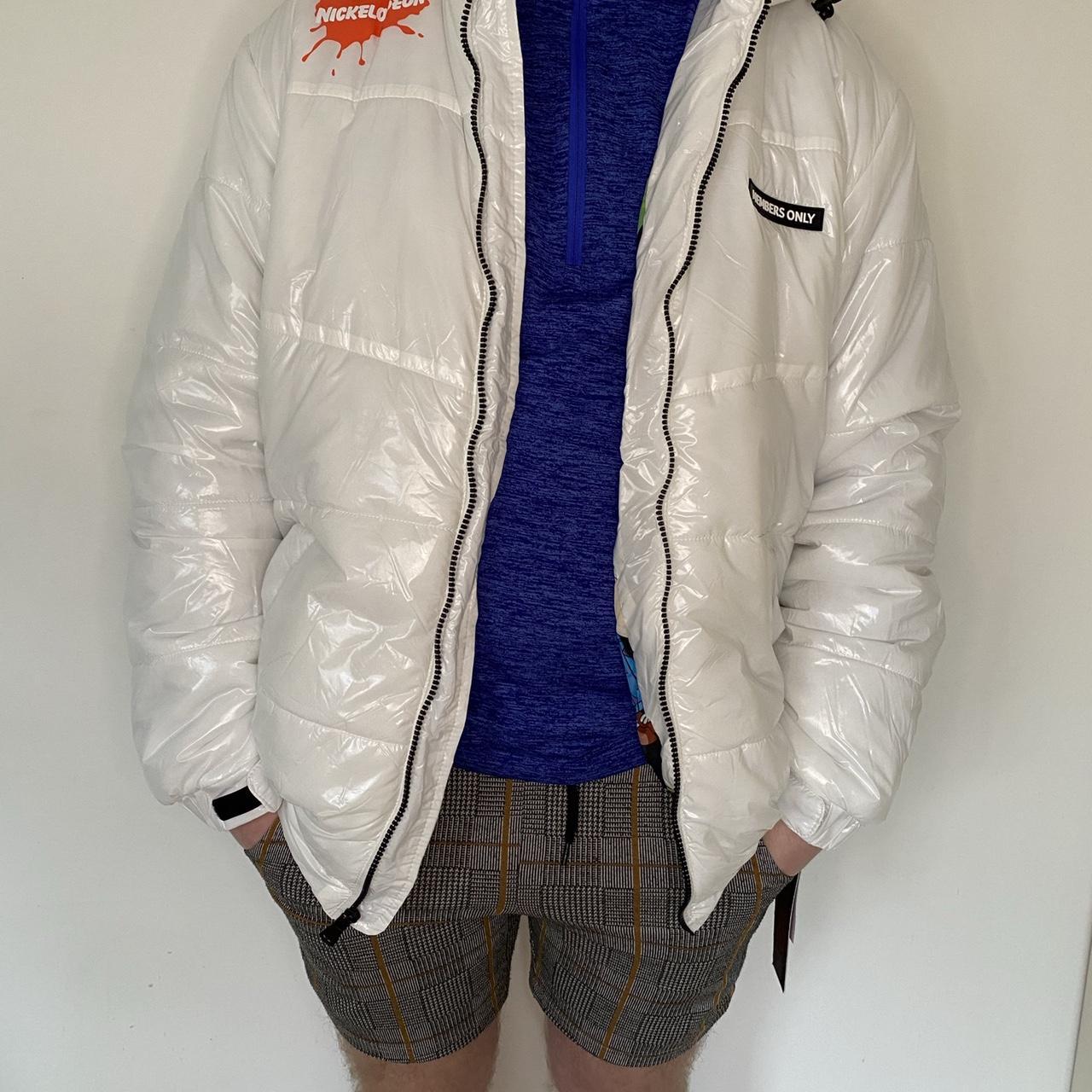 - Members Only x Nickelodeon Puffer Jacket - Gloss... - Depop