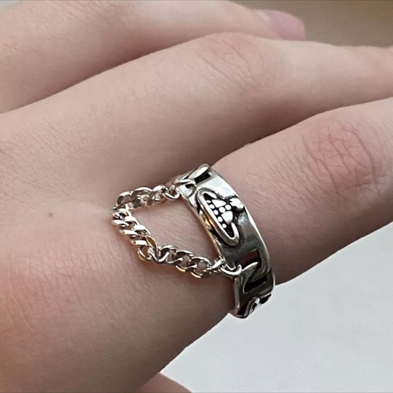 VW ring - NA vivienne Westwood - pearl planet... - Depop