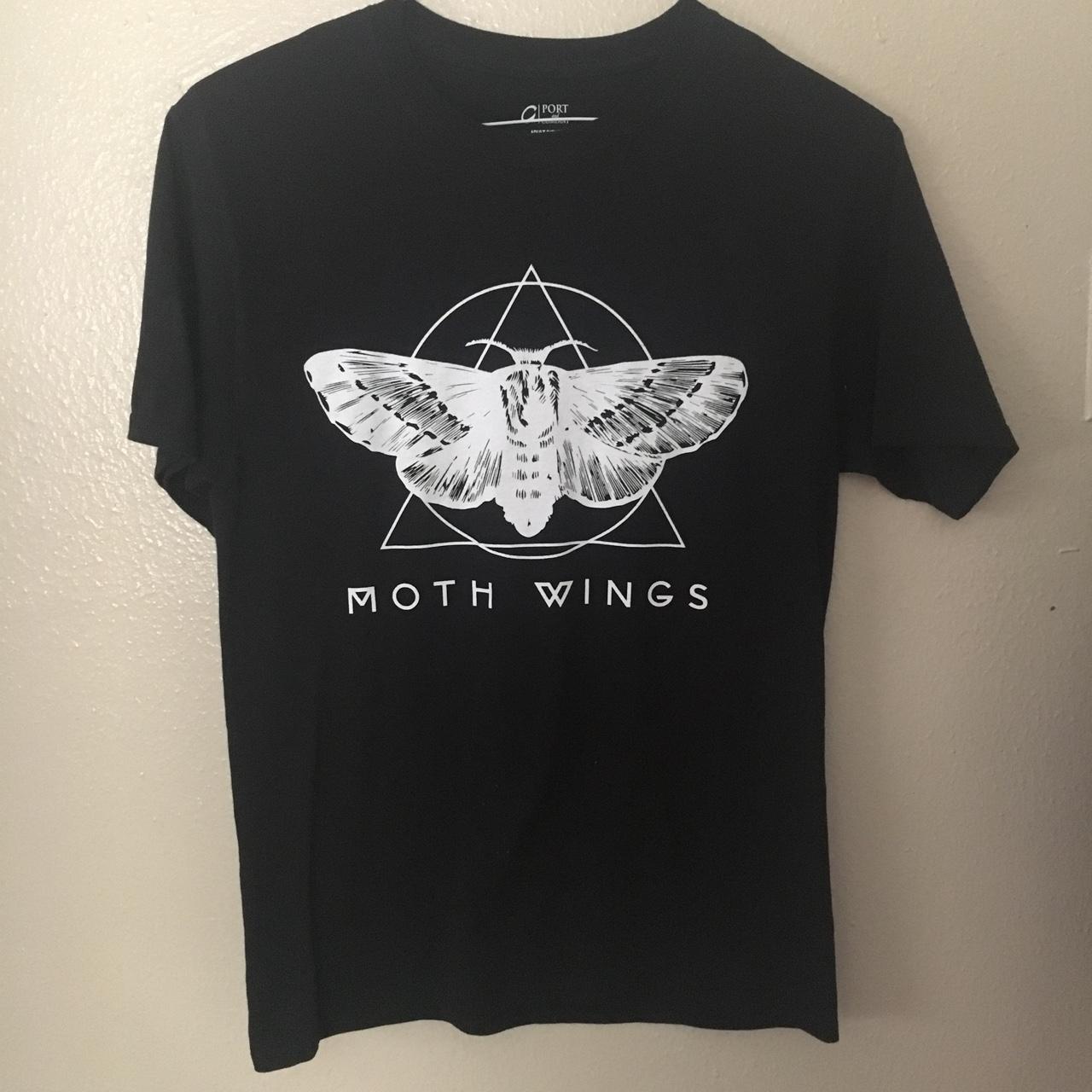 Moth wings shirt TAGS: ATL band Merch hot topic Parx... - Depop