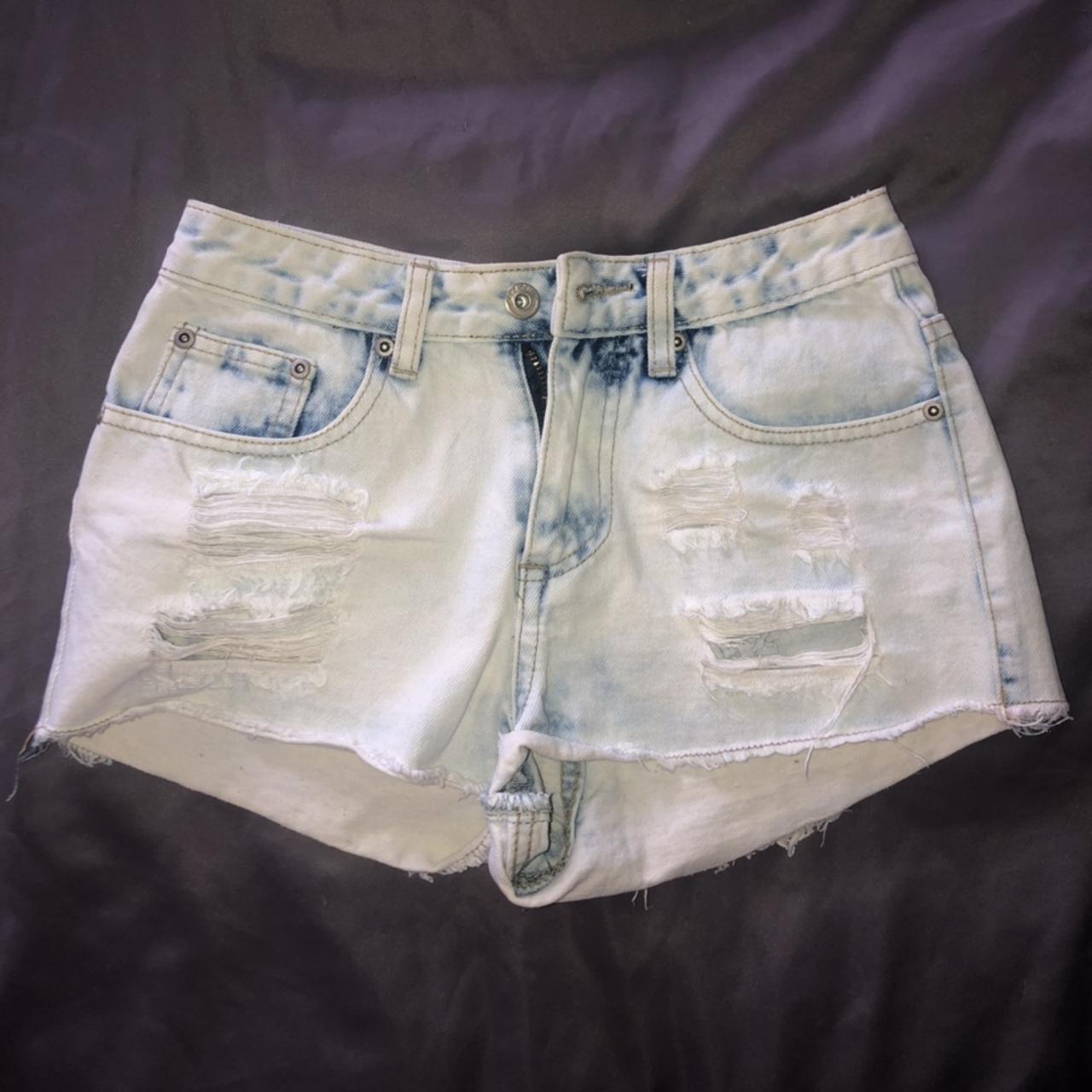 Cute demon shorts, small. Selling for £8 - Depop