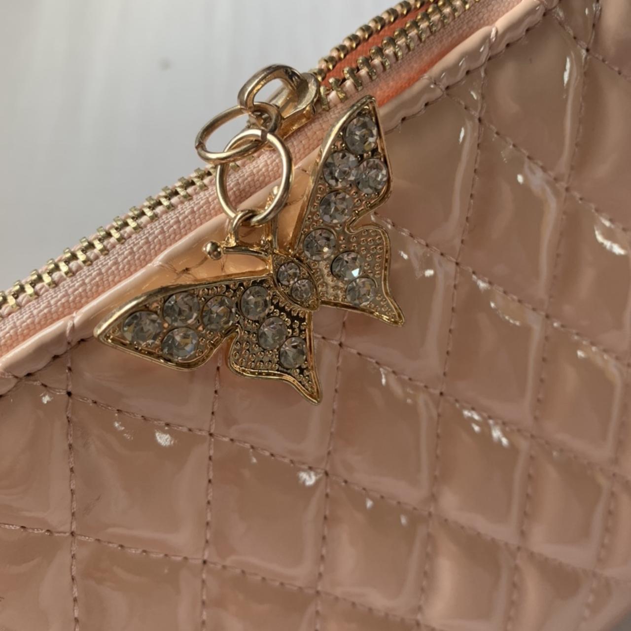 PLT pink shoulder bag, zip is a little stiff which... - Depop