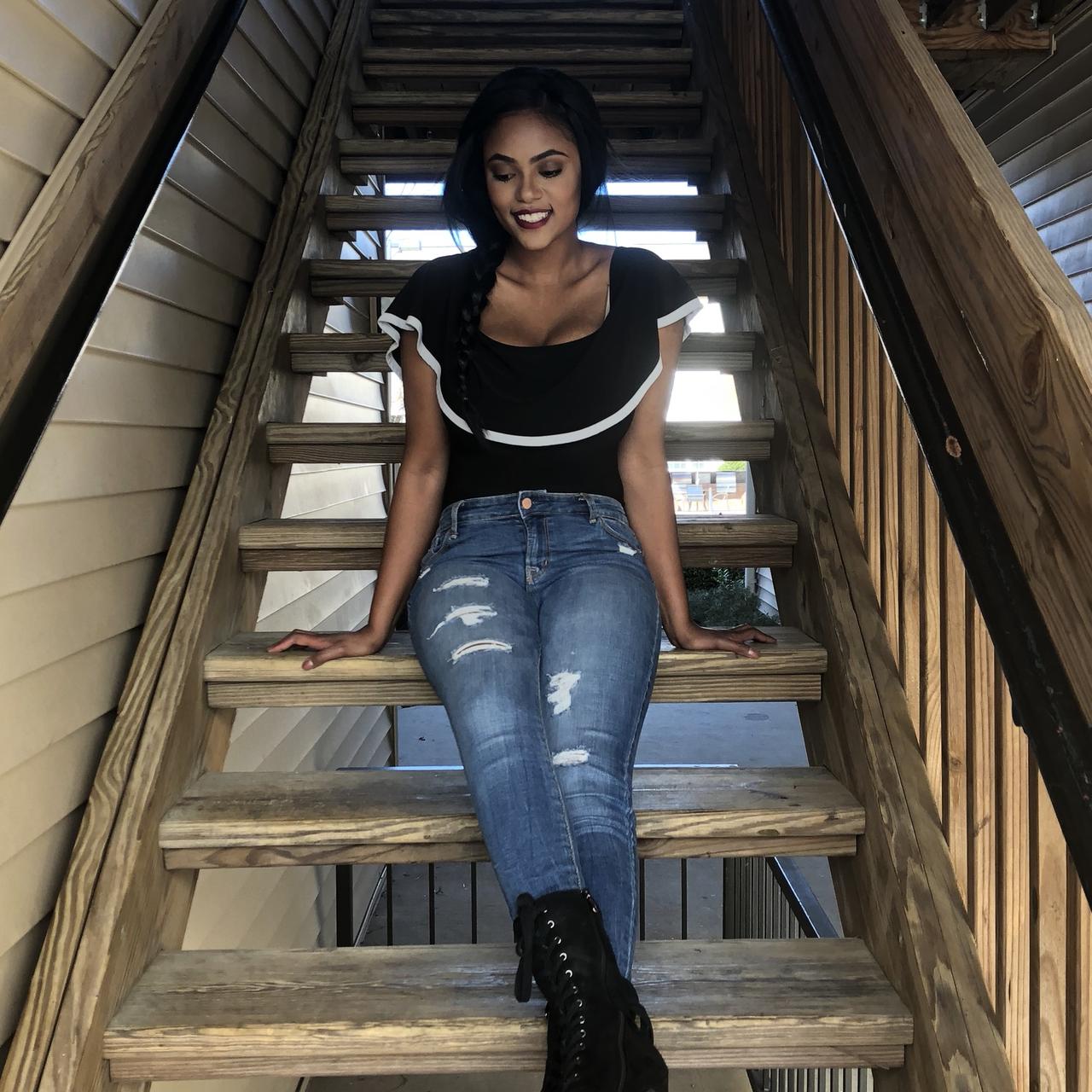 Super cute, and comfortable, black and white,... - Depop