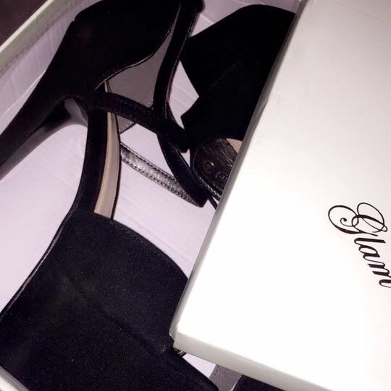 Large black heels never wear anymore still in good... - Depop