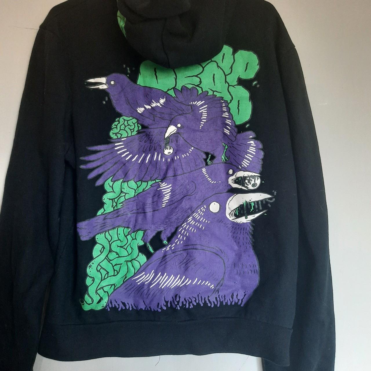 #dropdead bird brains hoodie. Womens large (but I'd... - Depop