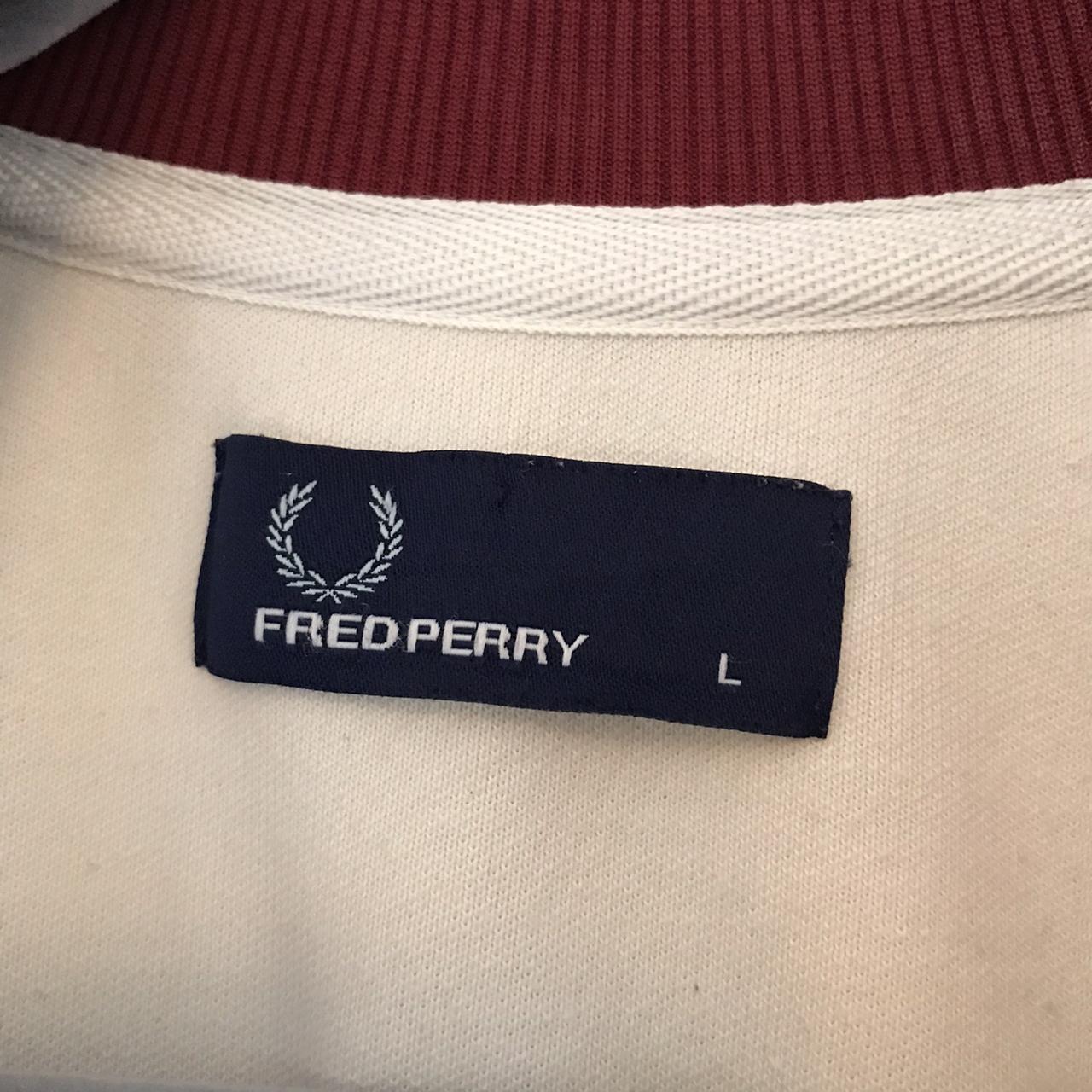 Retro Fred Perry track jacket. Worn with slight... - Depop