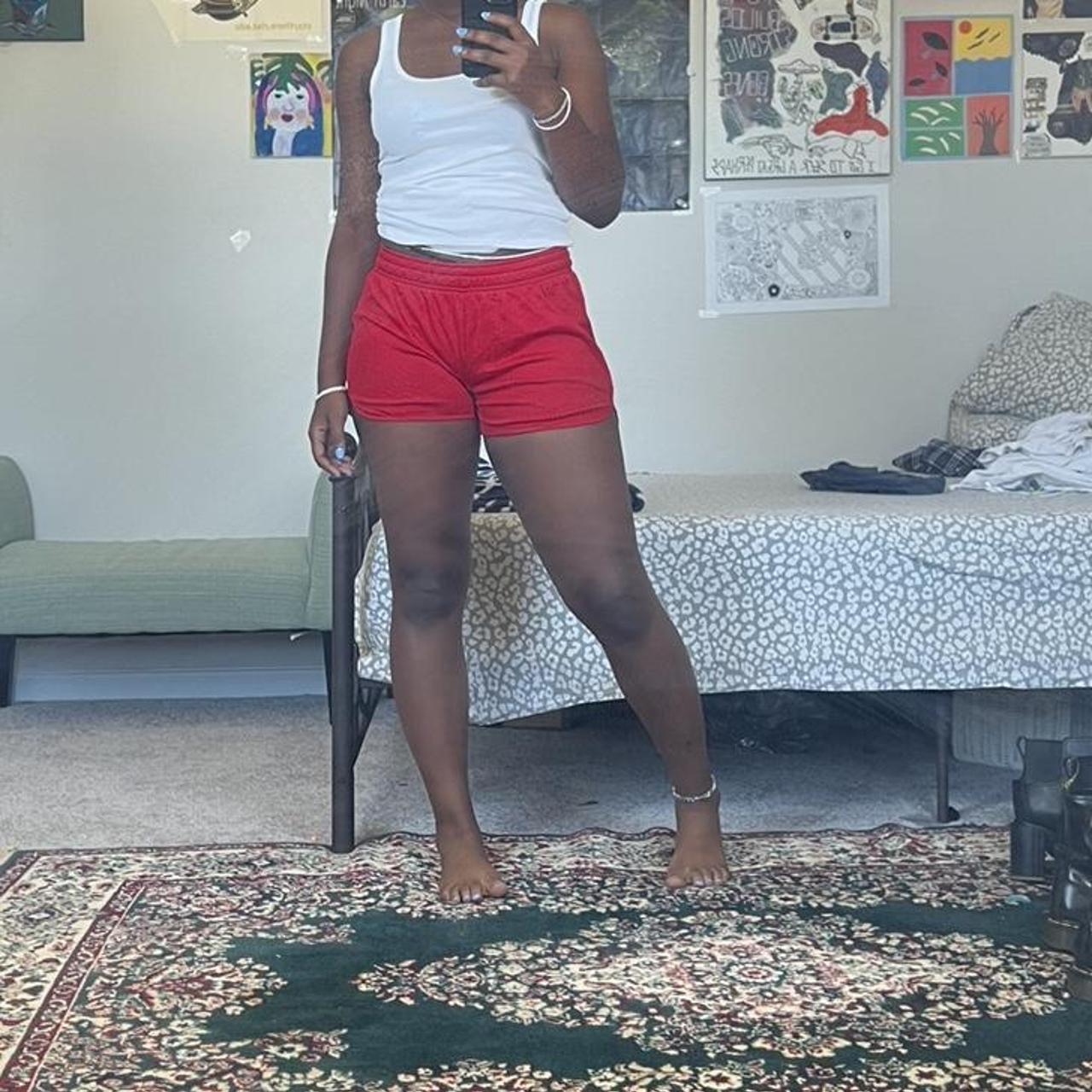 Womens Red Shorts Depop