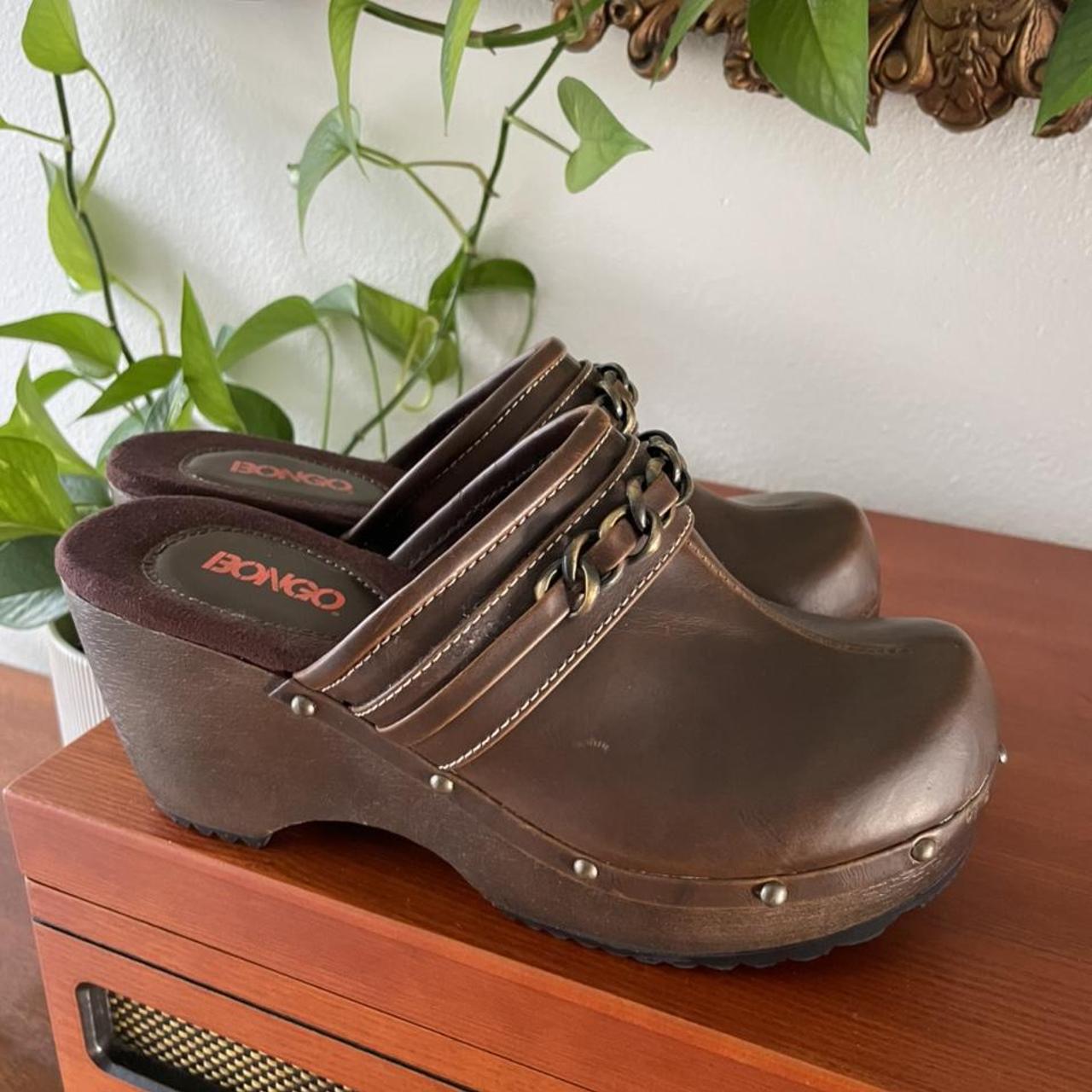 Y2K brown BONGO clogs 🤎Small scratch on right shoe,... - Depop