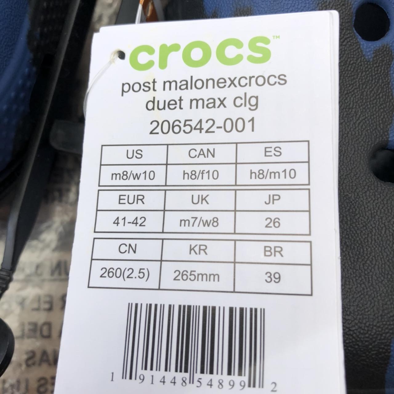 Posty co/post Malone X crocs collab crocs! Bought... - Depop