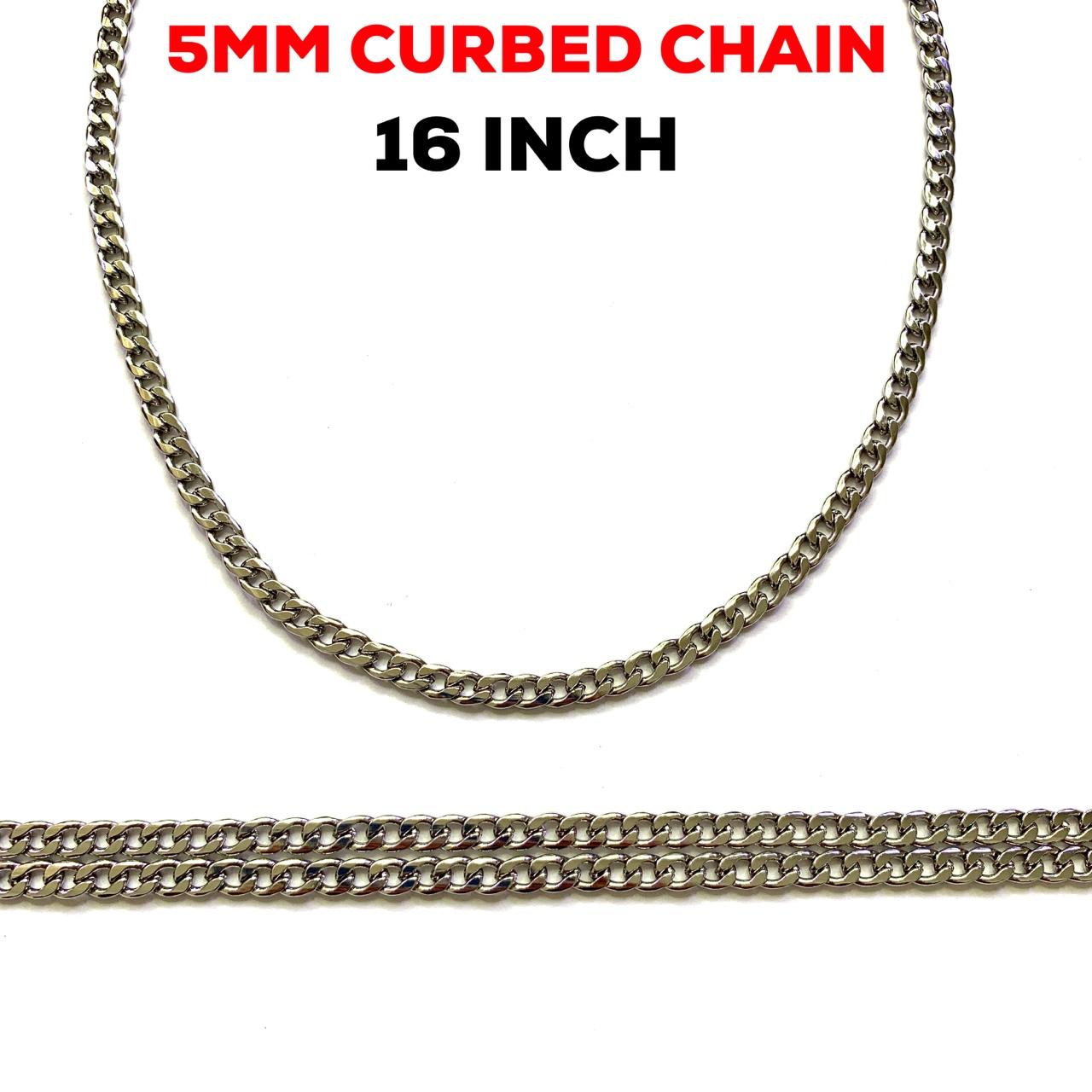 5MM CURBED STAINLESS STEEL CUBAN CHAIN 👑 🔥 3 for 2... - Depop