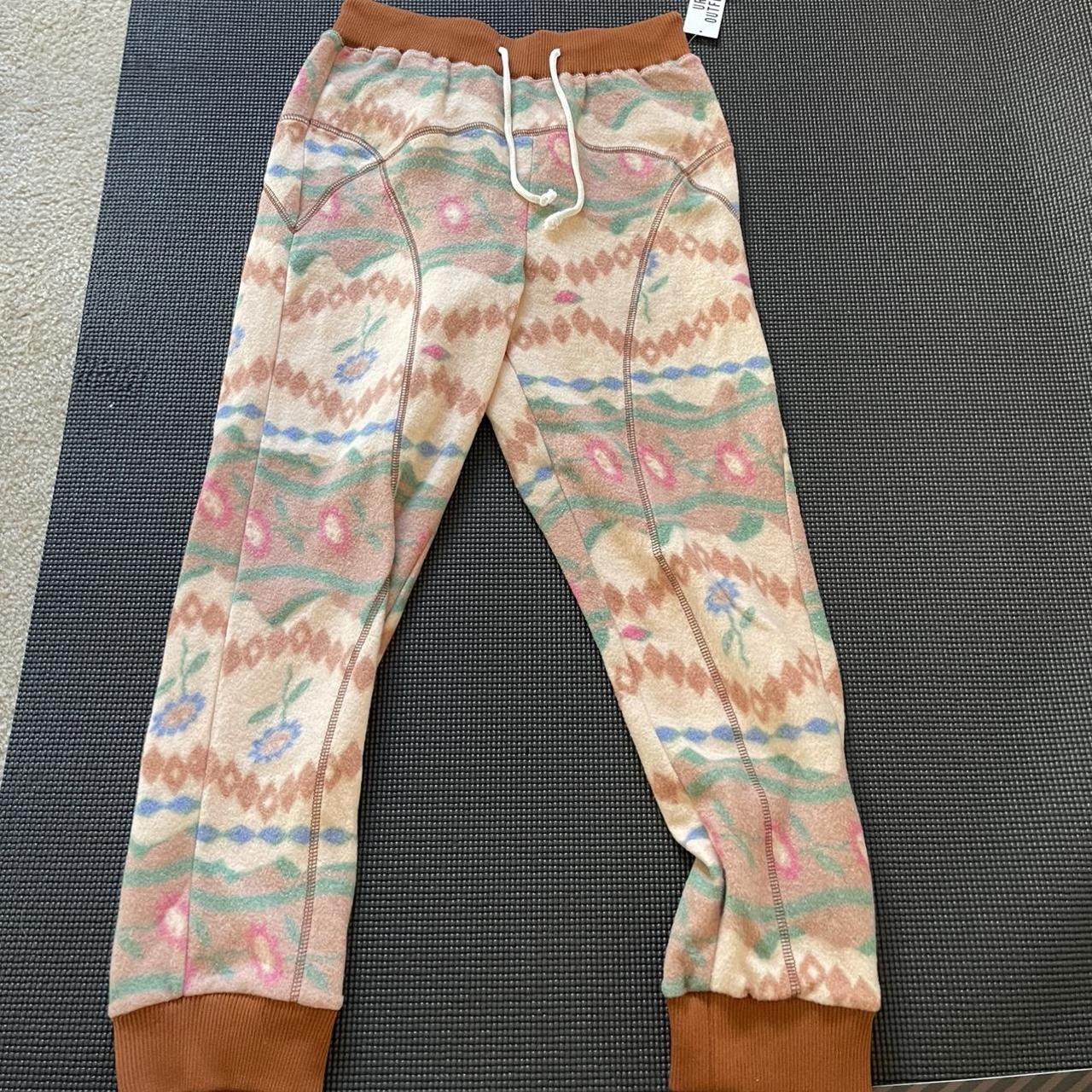 urban outfitters patterned sweatpants 🪸 size XS but... - Depop