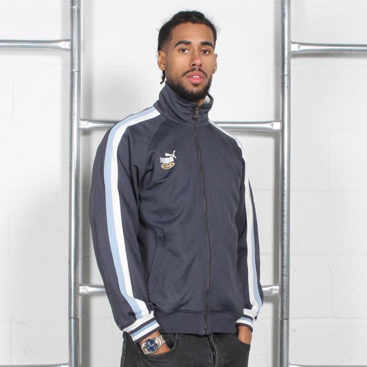 Puma Men's Grey Jacket | Depop