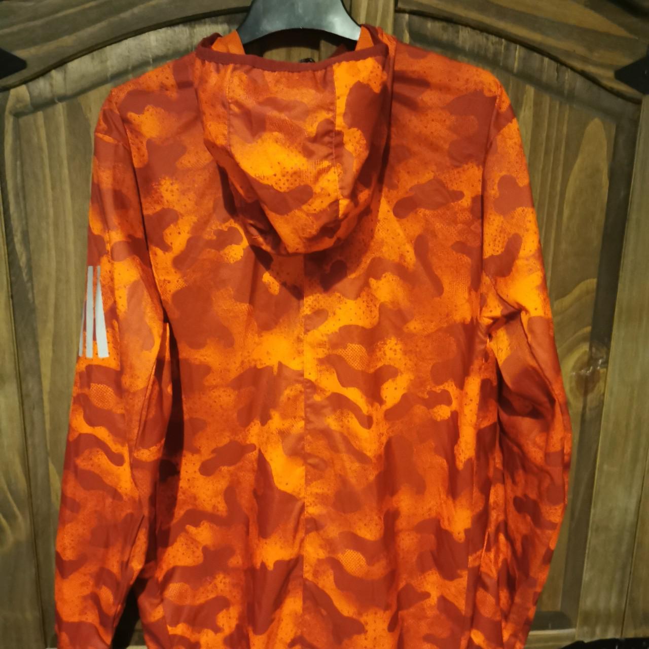 Adidas Men's Orange Jacket | Depop