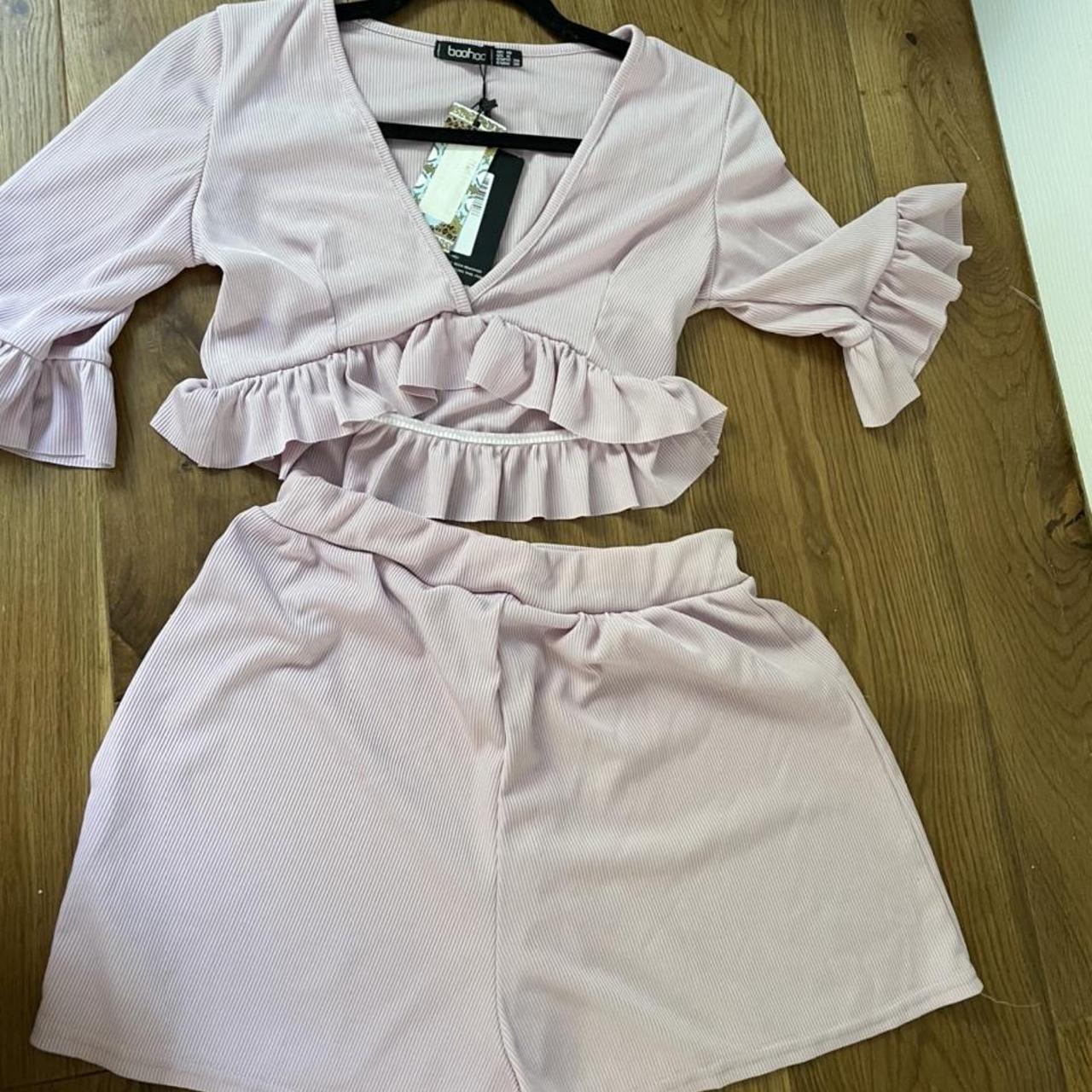 Lilac two piece matching set 🤍 #summer #holiday - Depop