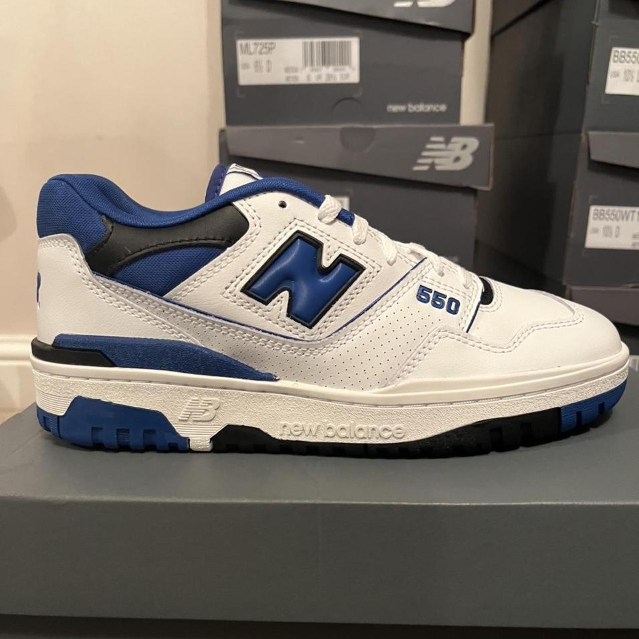 New Balance 550 Blue 🔵 Sku: BB550SN1 100% genuine &... - Depop