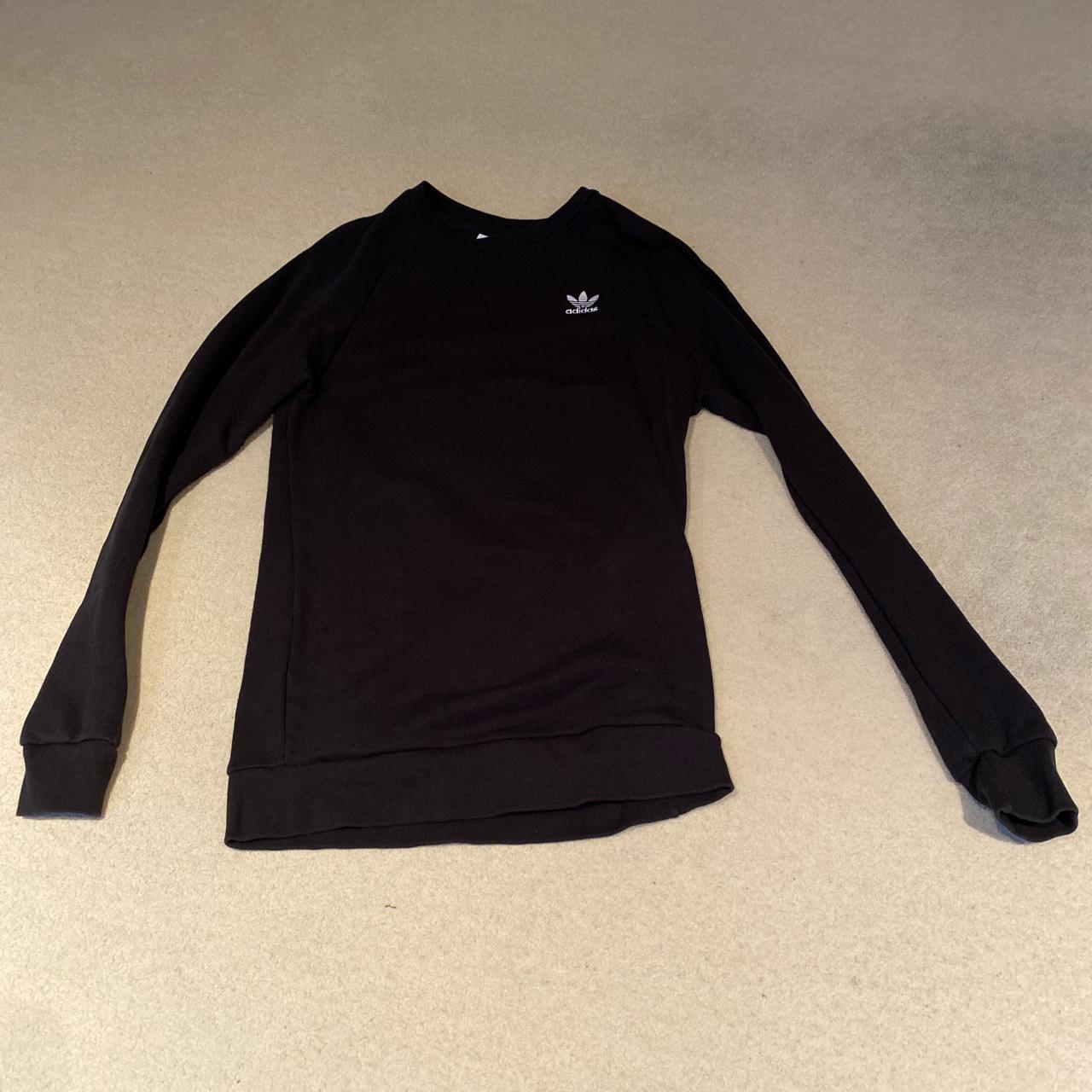 Mens BLACK ADIDAS JUMPER #adidas OFFER NEGOTIATIONS... - Depop