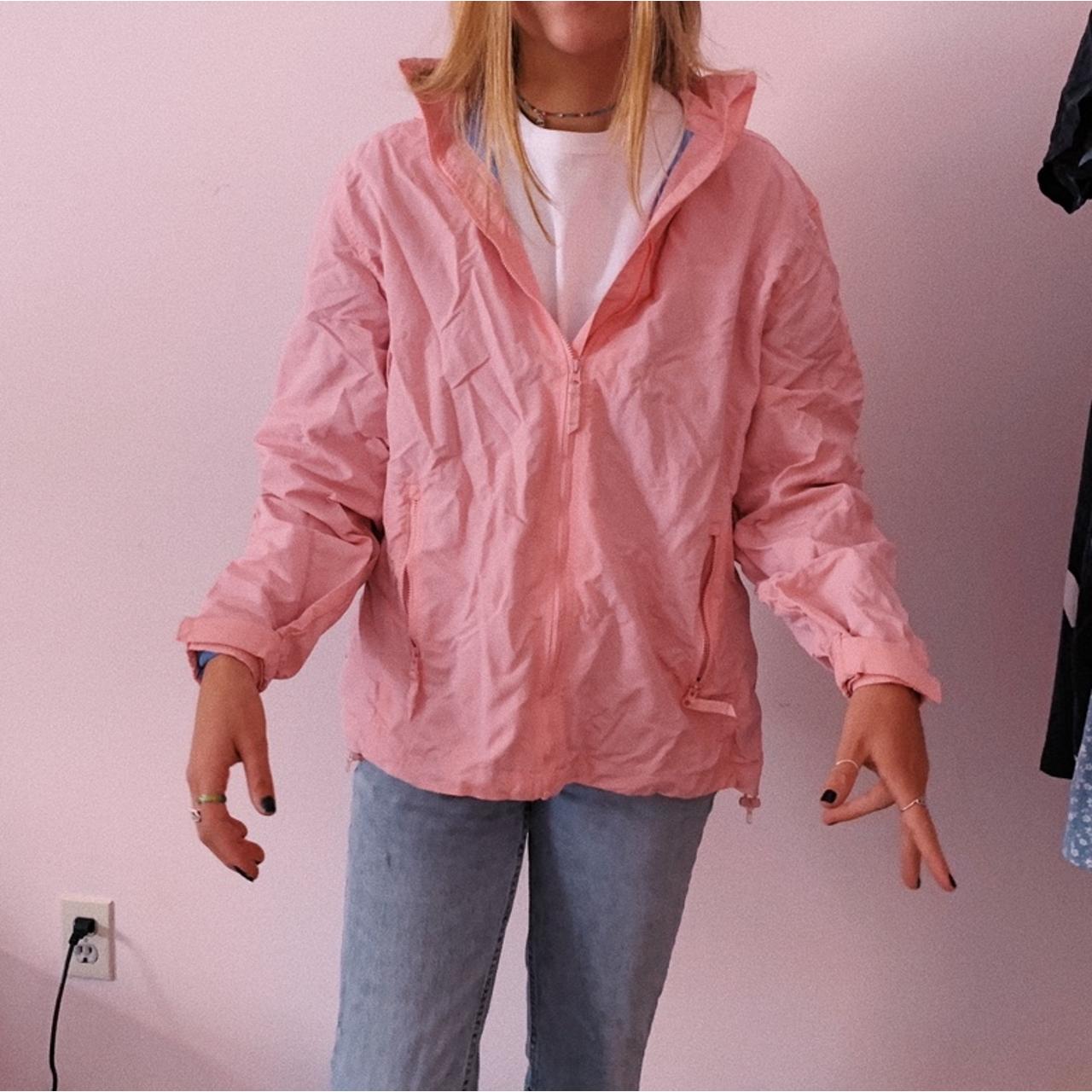 ANOTHER WINDBREAKER pink windbreaker... - Depop