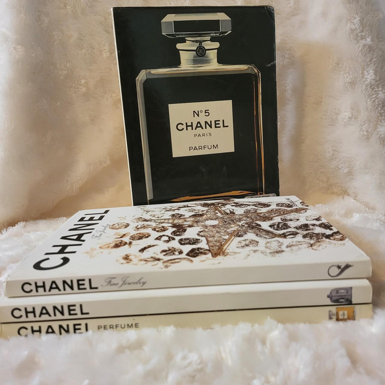 CHANEL coffee table books set in its bookshelf box... - Depop