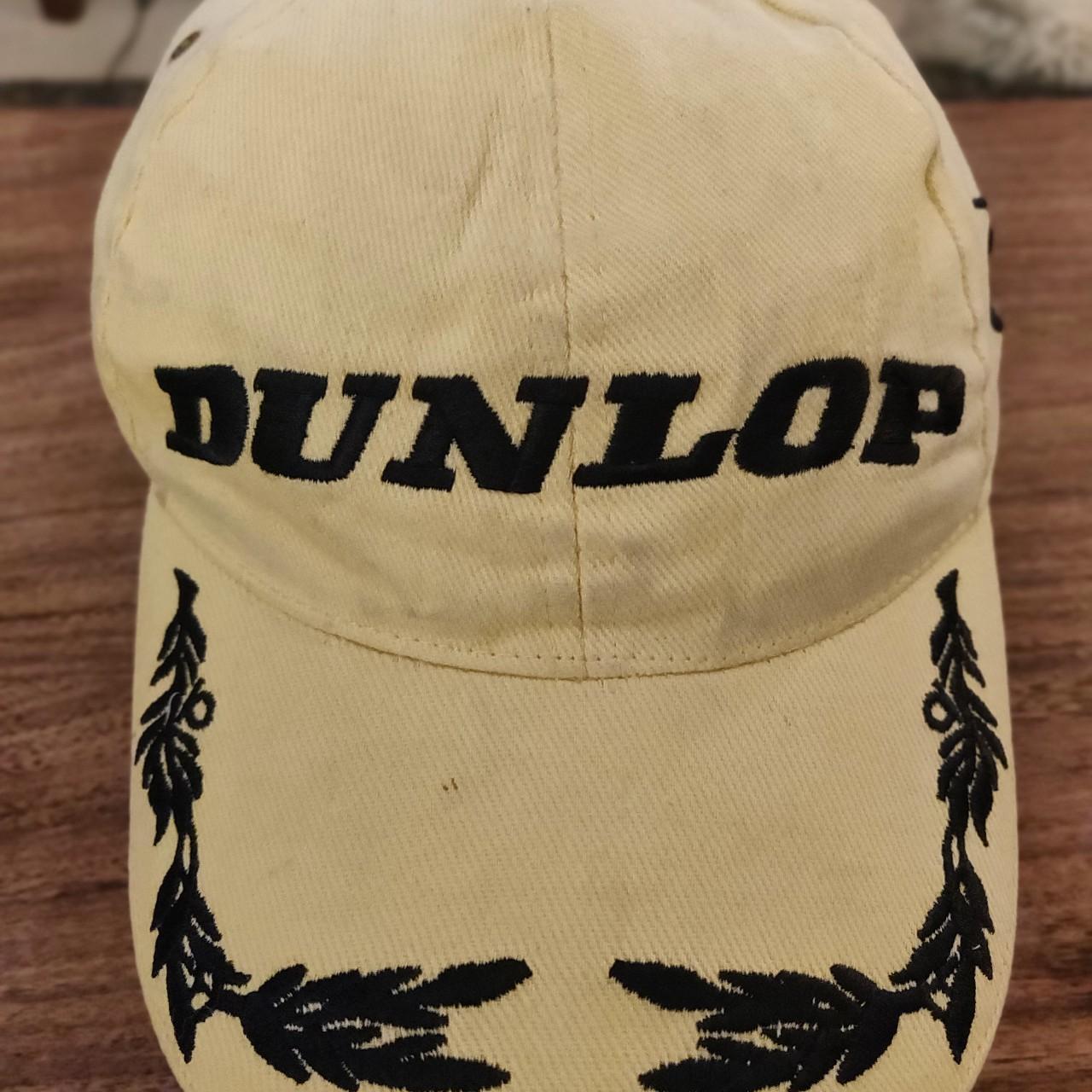 Dunlop six panel baseball cap, yellow with black... - Depop