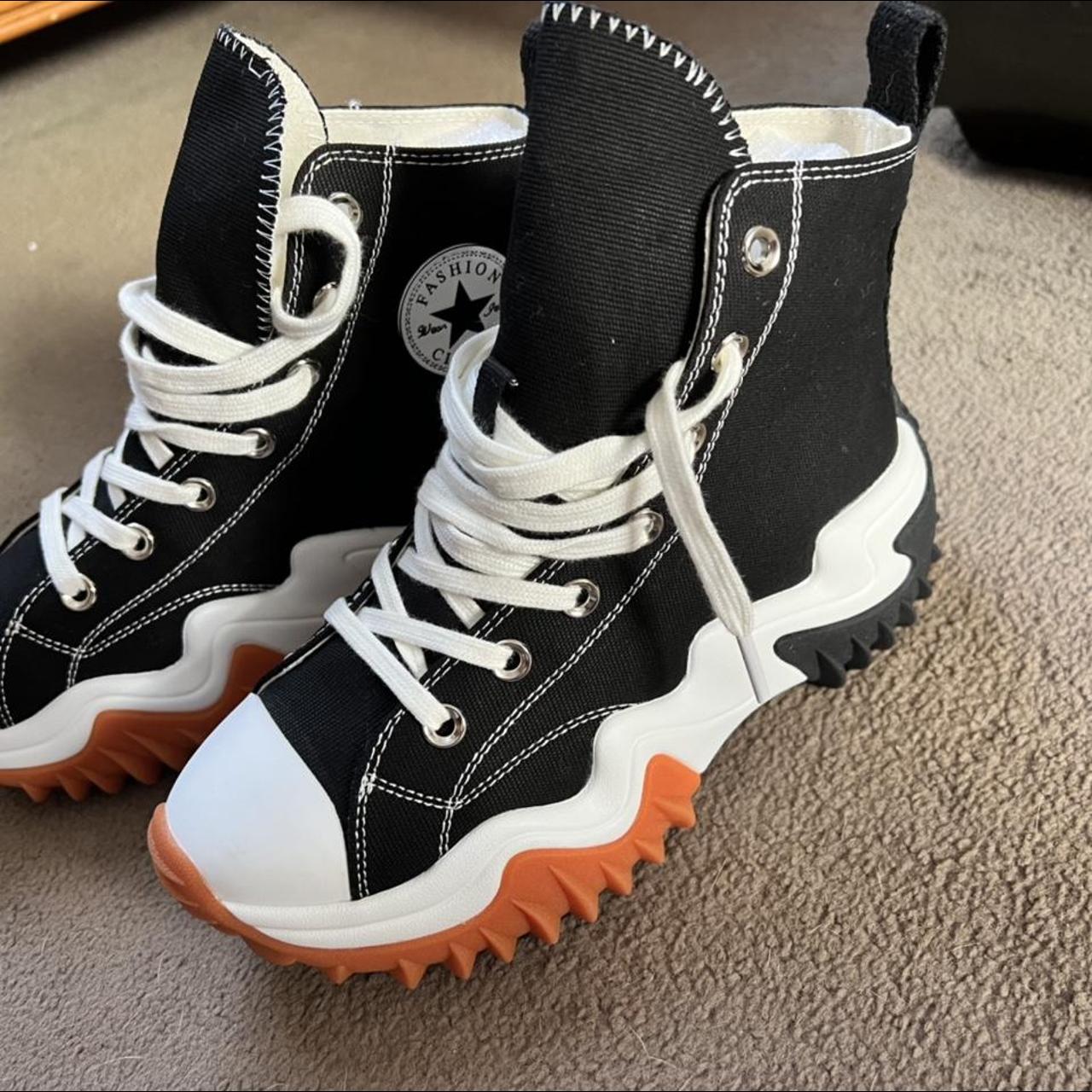 I’m selling these high top trainers as I ordered... - Depop