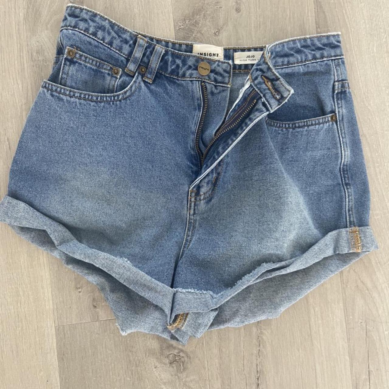 Insight denim shorts. Worn for a season, however no... - Depop