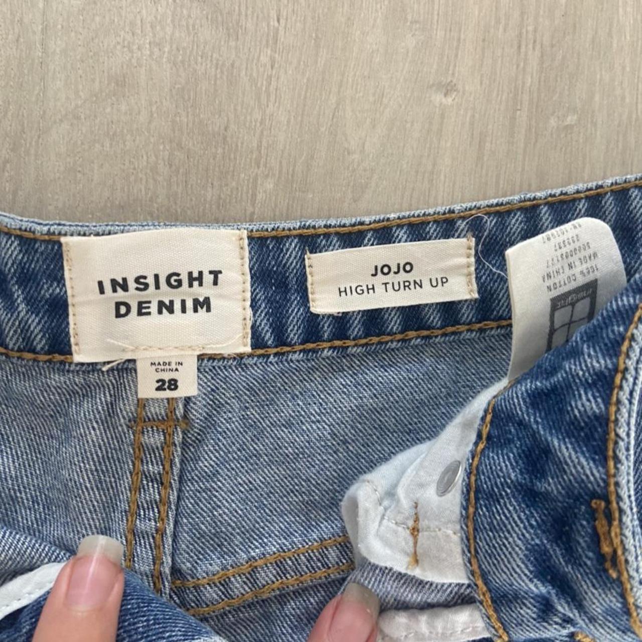 Insight denim shorts. Worn for a season, however no... - Depop