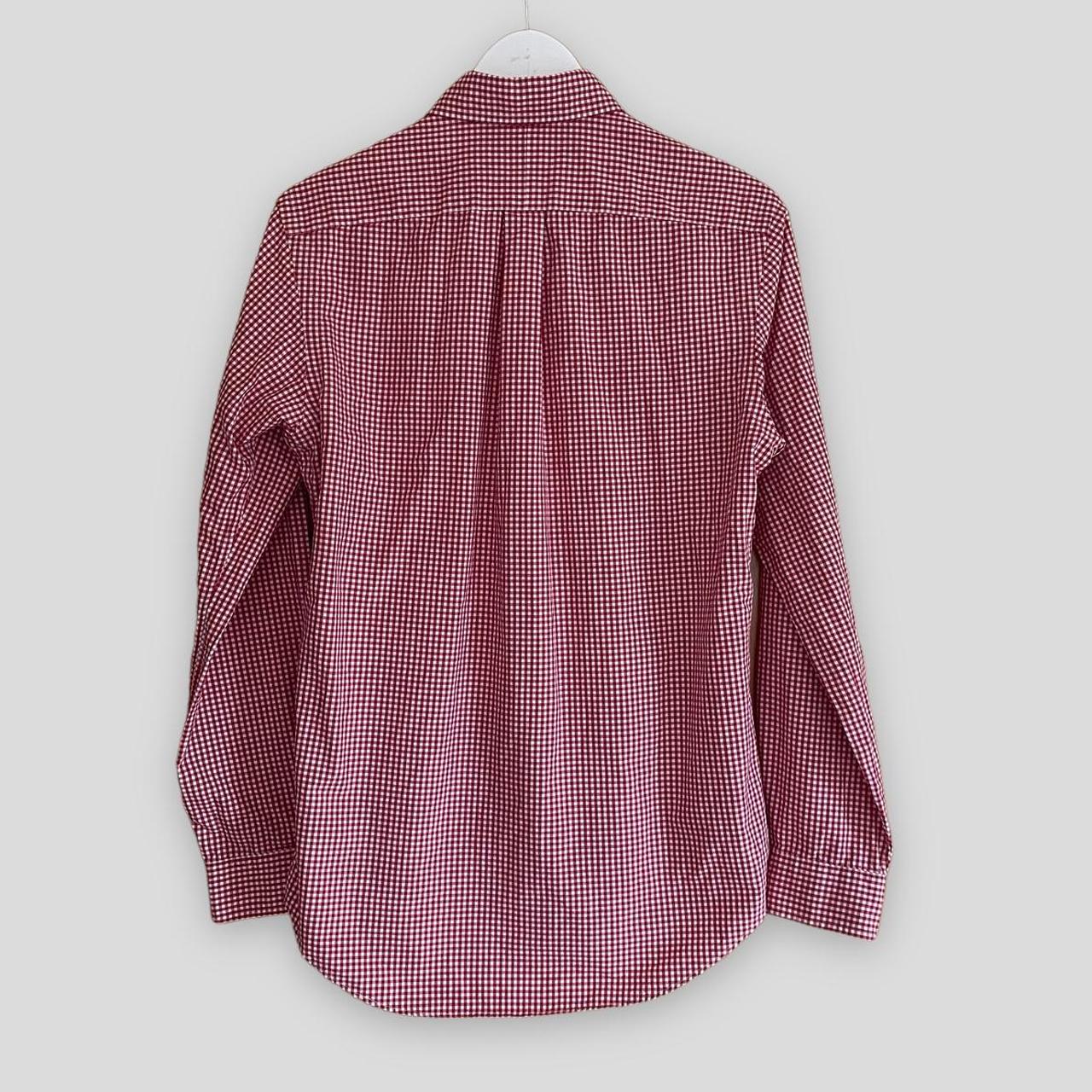 Vintage Ralph Lauren Polo Red Checkered Pattern with... - Depop