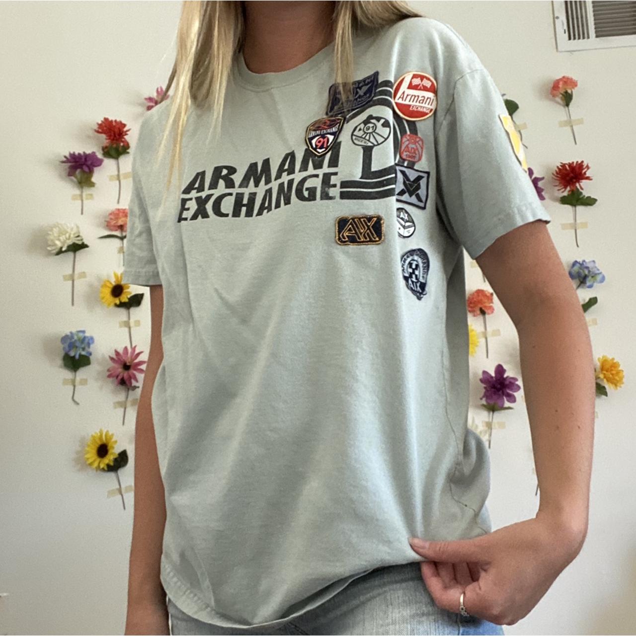 Armani Exchange Patch T-shirt! Lots of super cool... - Depop