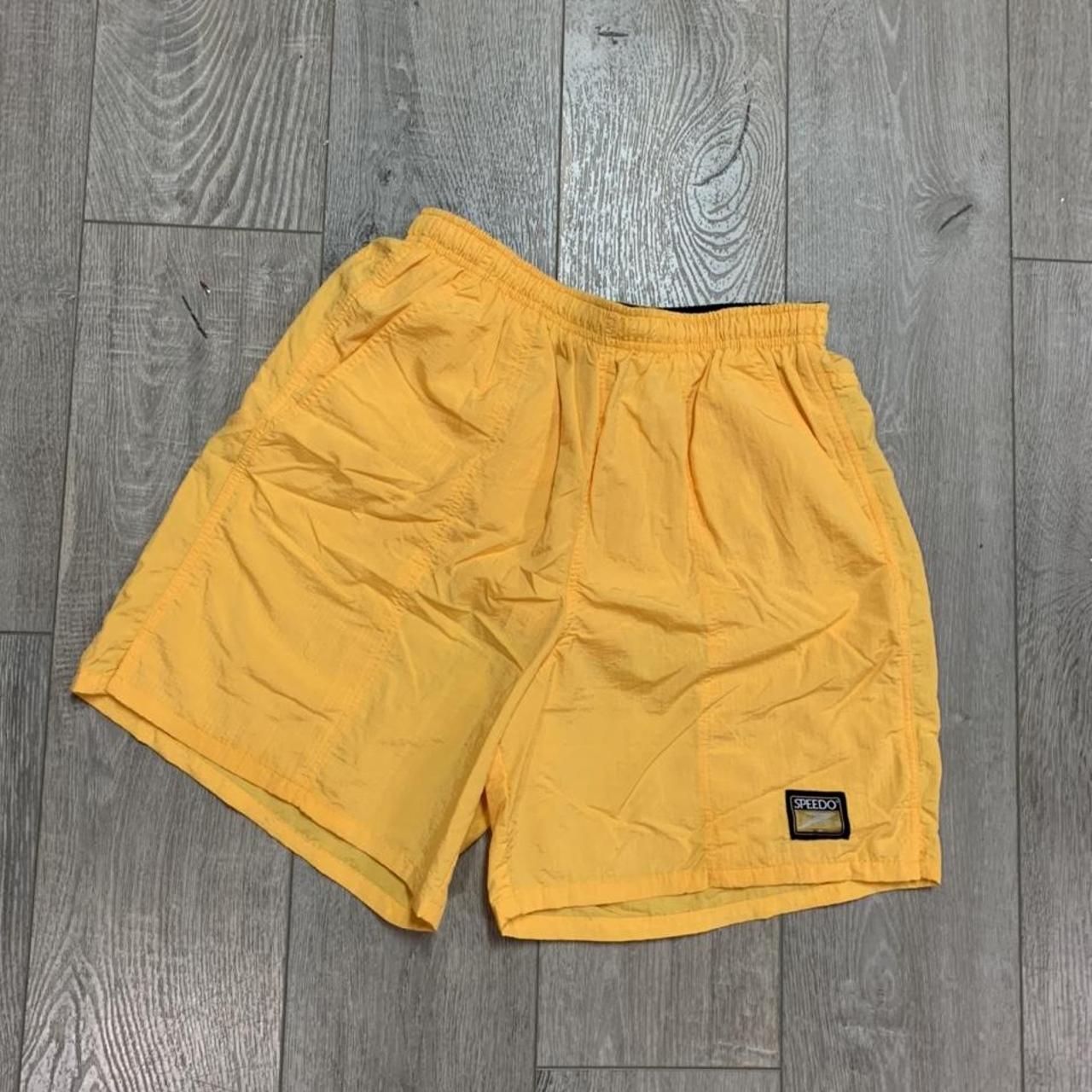 Yellow Speedo Trunks - Depop