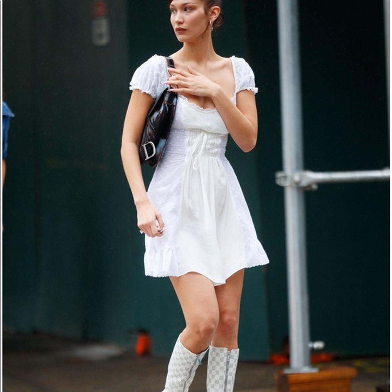 Secret Agent Dress Lace up dress in perfect... - Depop