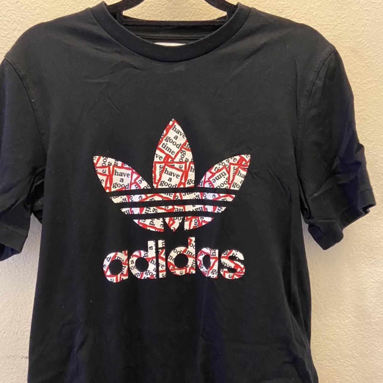 Adidas Originals x have a good time collab Shirt... - Depop