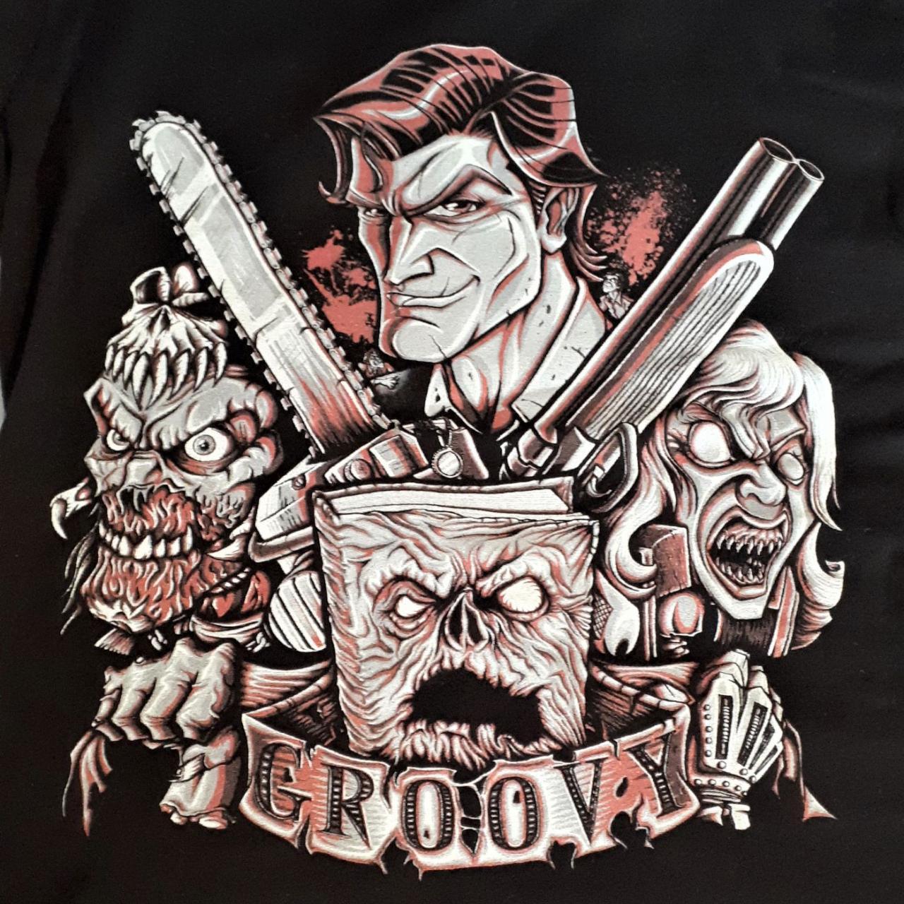 EVIL DEAD Groovy Ash T-shirt size Small - new... - Depop