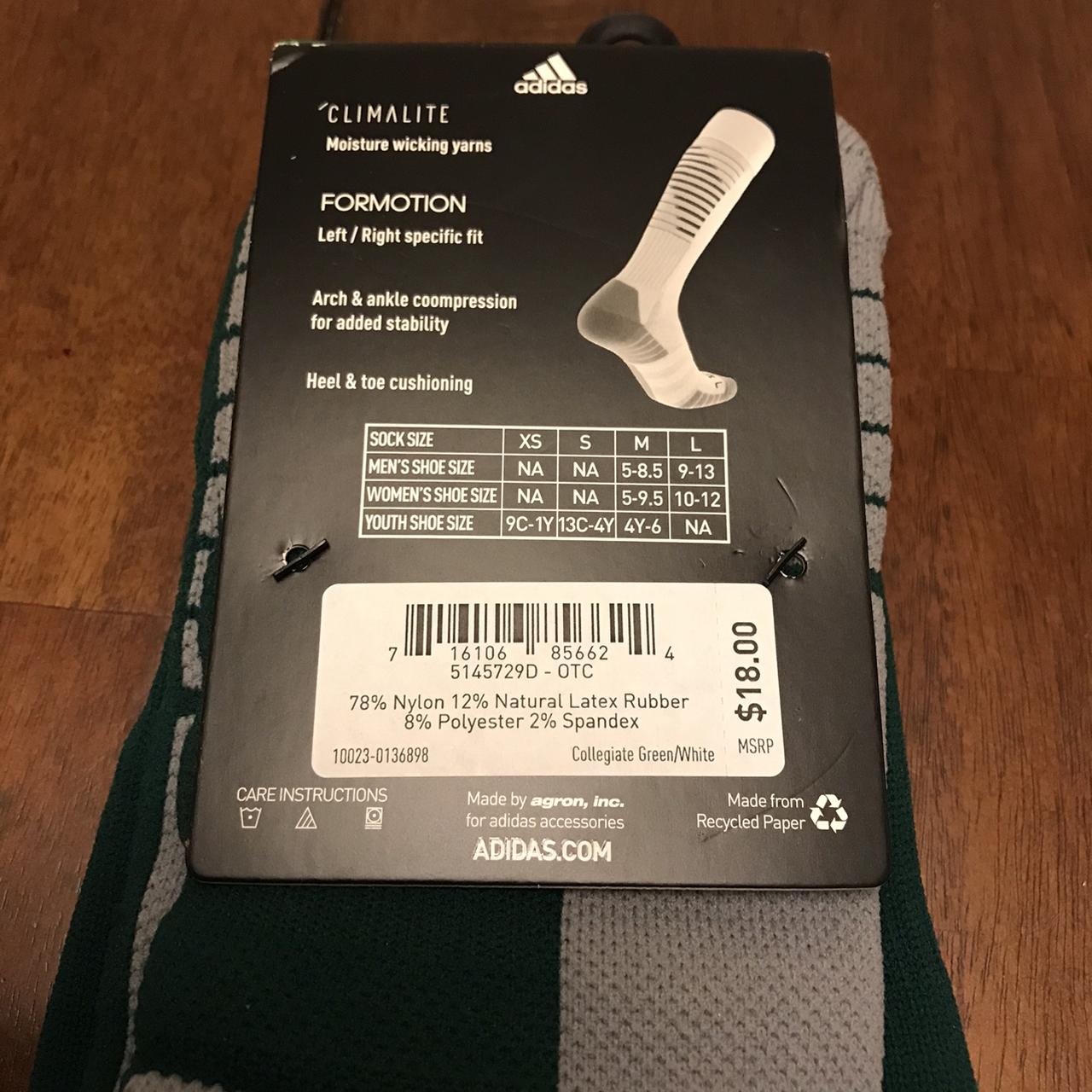 New Adidas Formotion Team Speed II Soccer Socks... - Depop