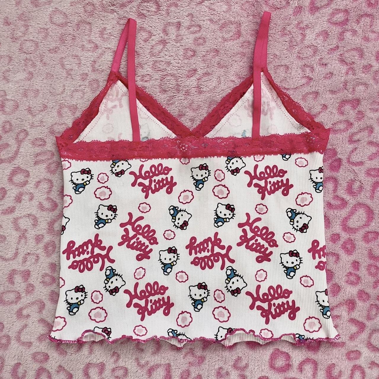 hello kitty lace cami ⋆ ˚｡⋆୨୧˚ sold out on new girl... - Depop