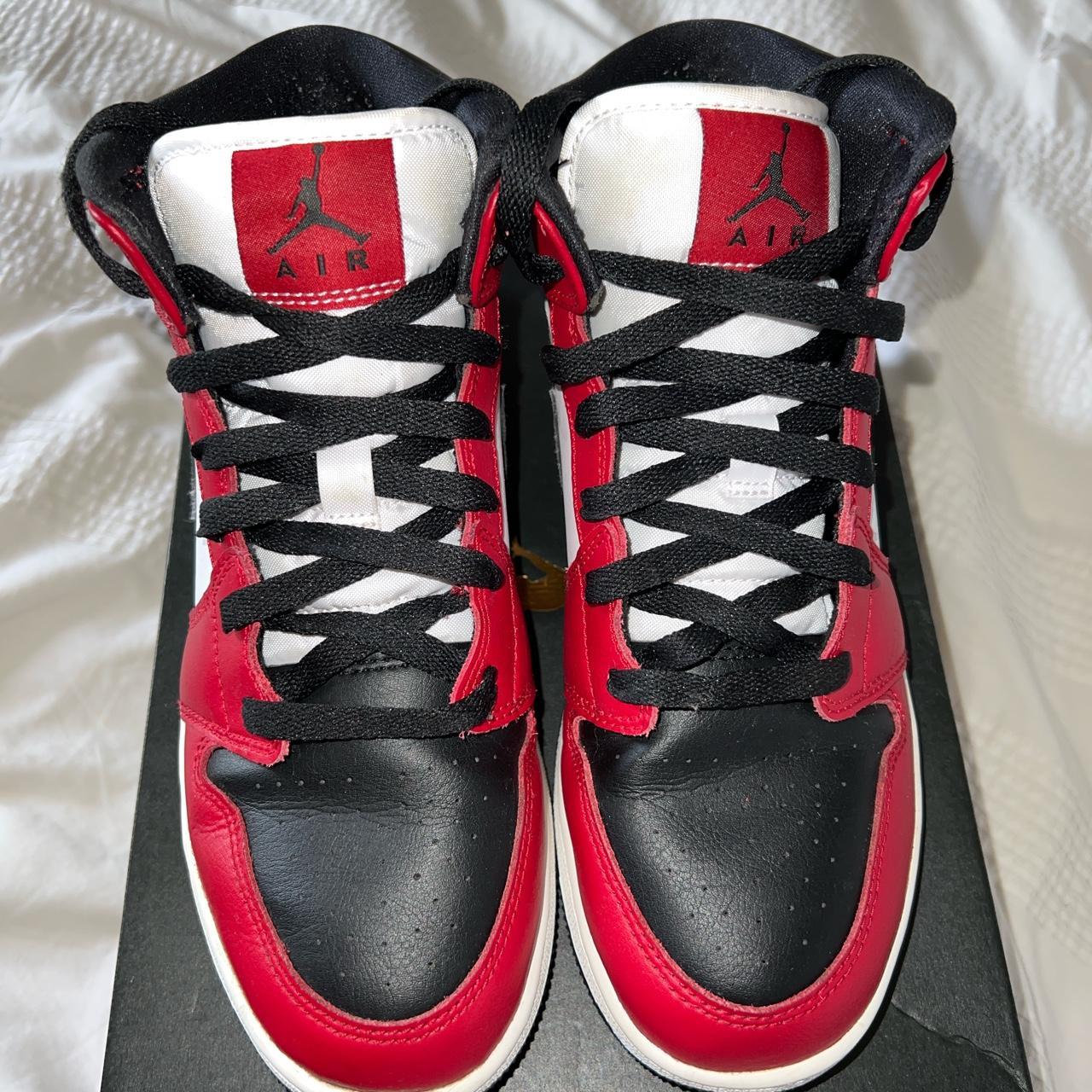 nike air jordan one mids size 6, EU 40 chicago... - Depop