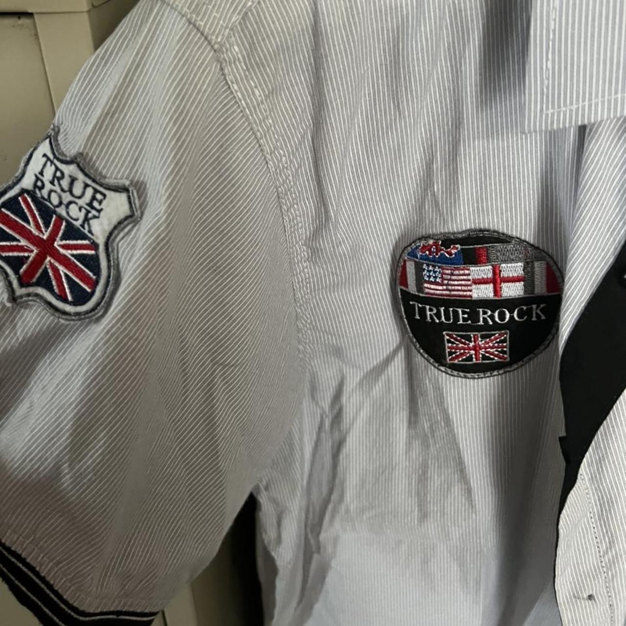 True Rock short sleeve button down Size Xl, fits... - Depop