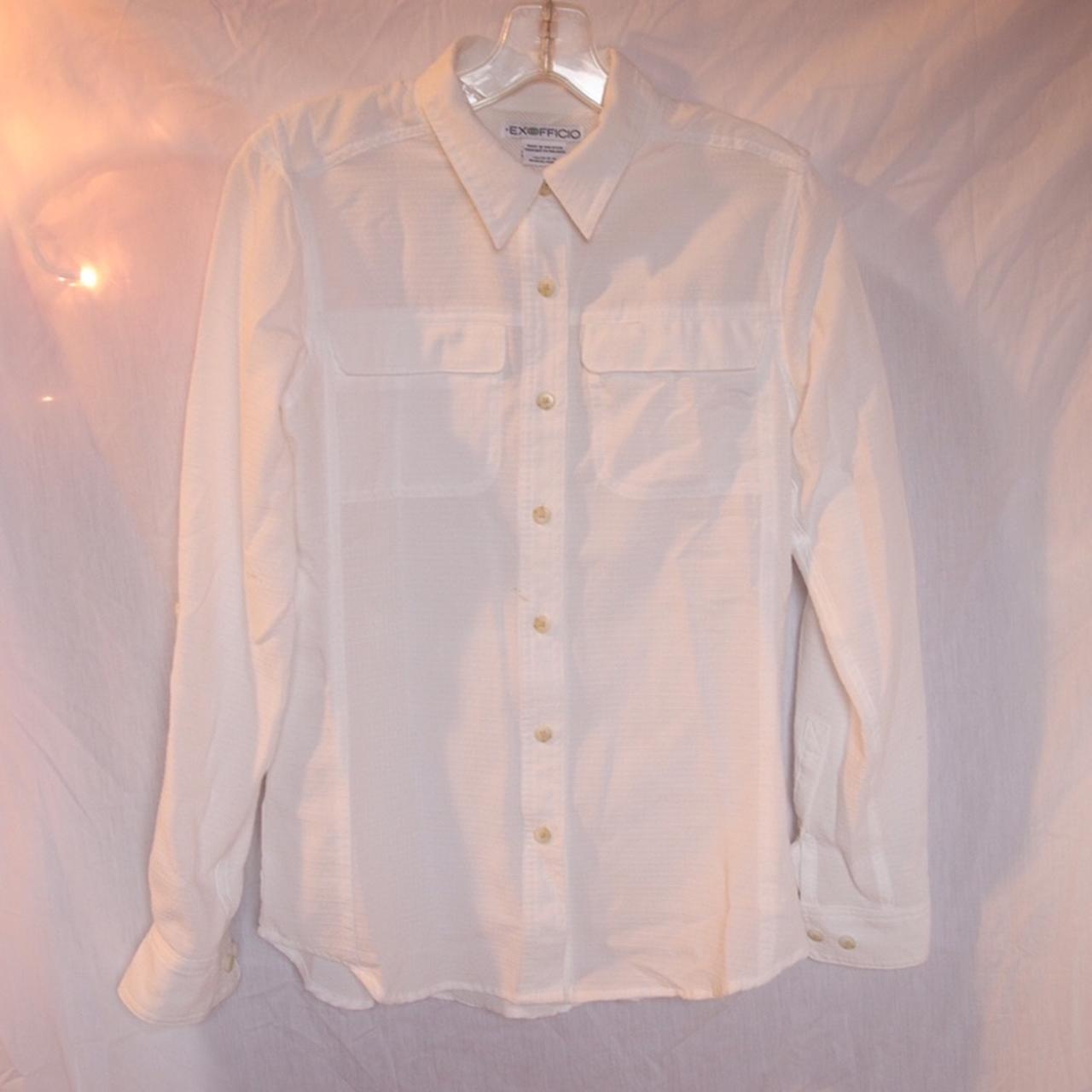 ExOfficio Women's White Shirt | Depop