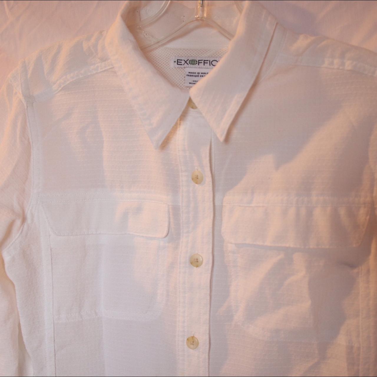 ExOfficio Women's White Shirt | Depop
