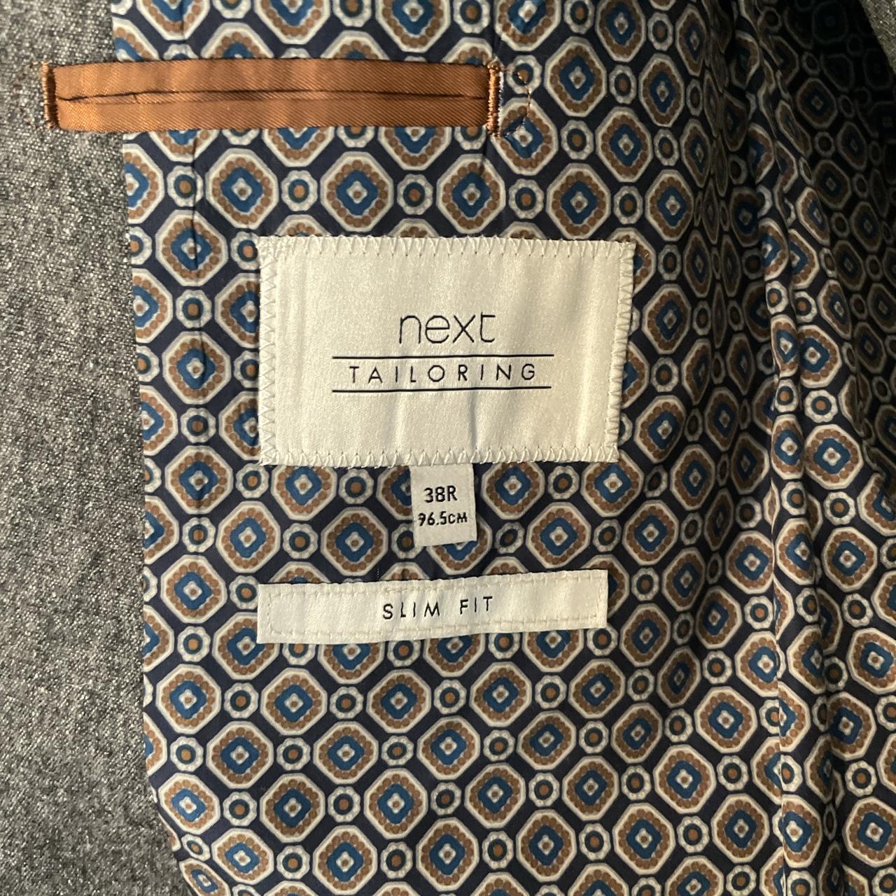 Men’s Grey tweed suit Jacket 38R Trousers 32R Slim... - Depop