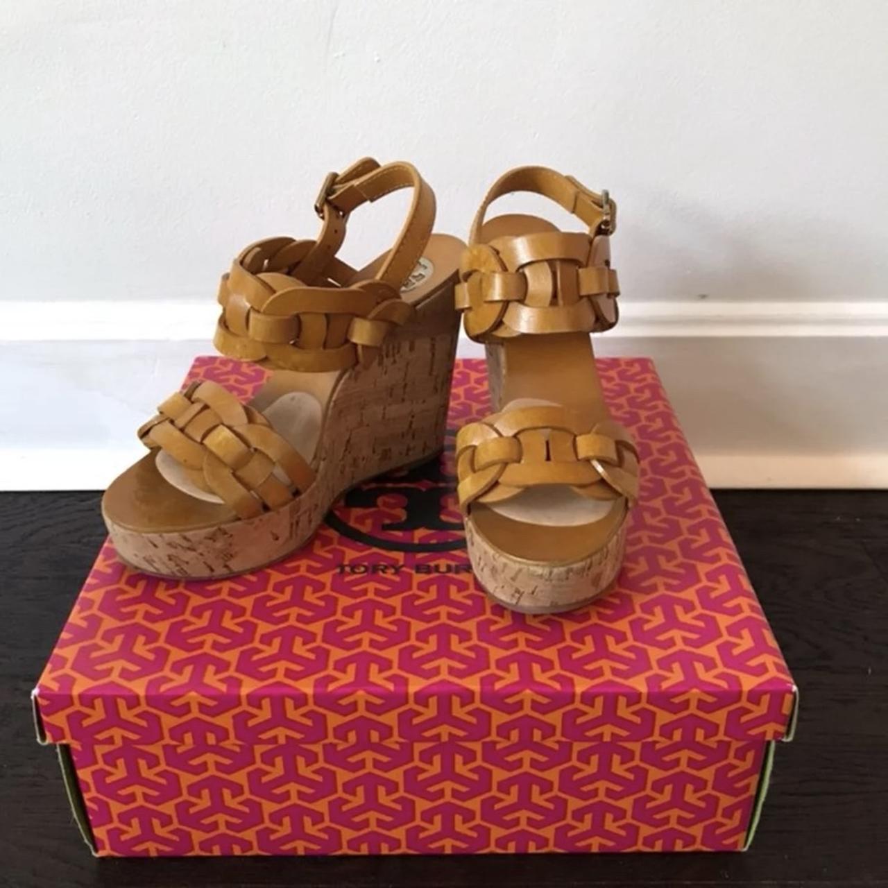 The custest wedges ever. Tory Burch Calyca high... | Depop