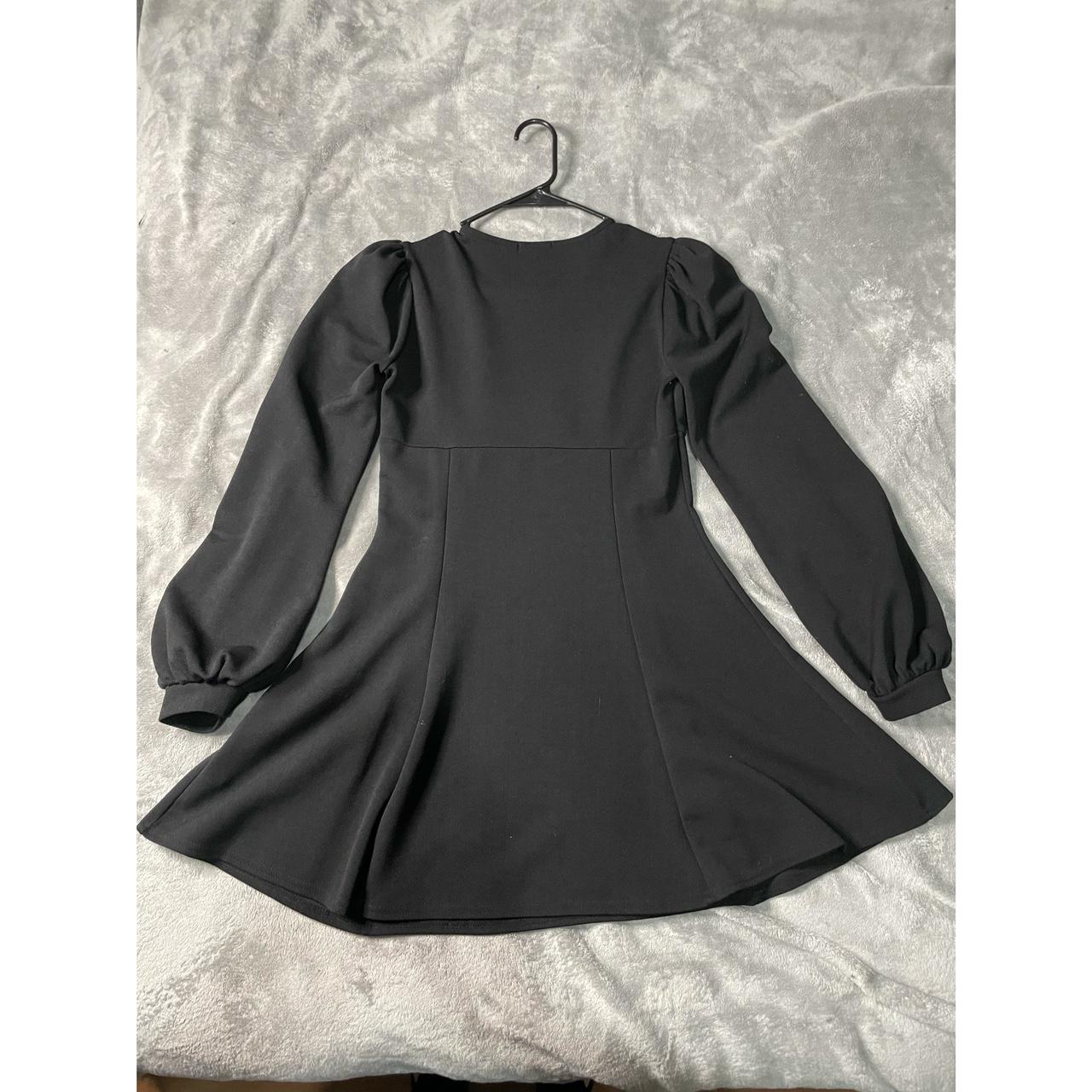 Boohoo bust detail blouson sleeve skater dress,... - Depop