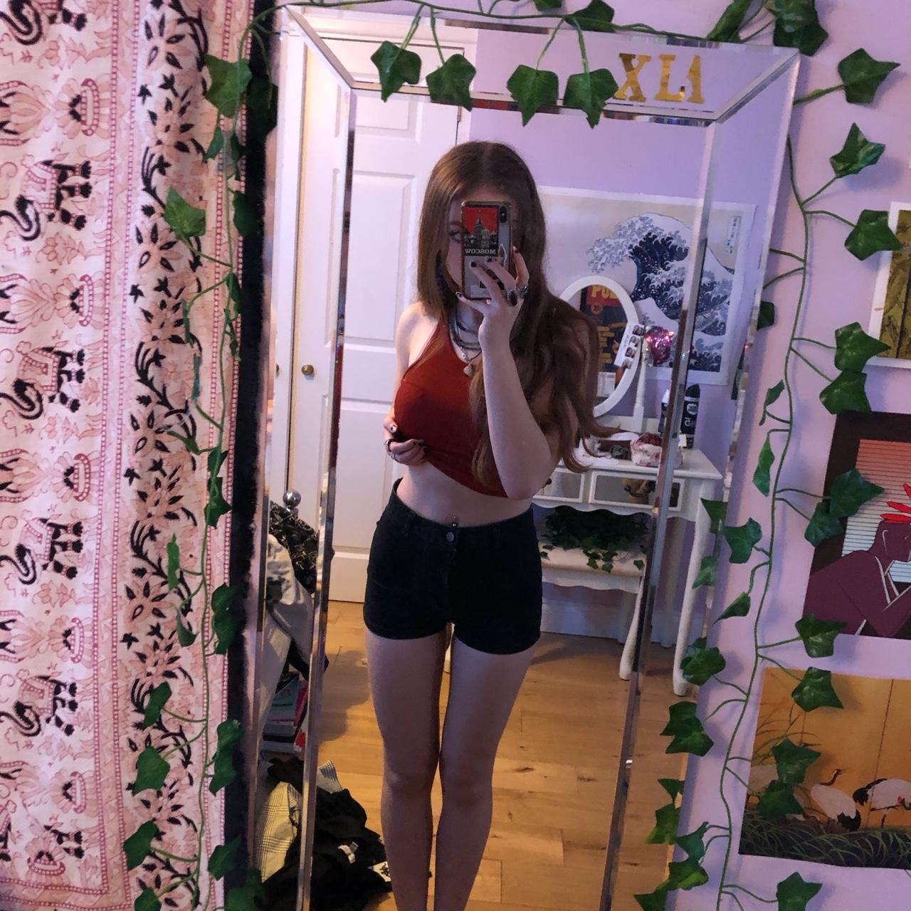 Topshop Joni shorts perfect condition SHIPPING... - Depop