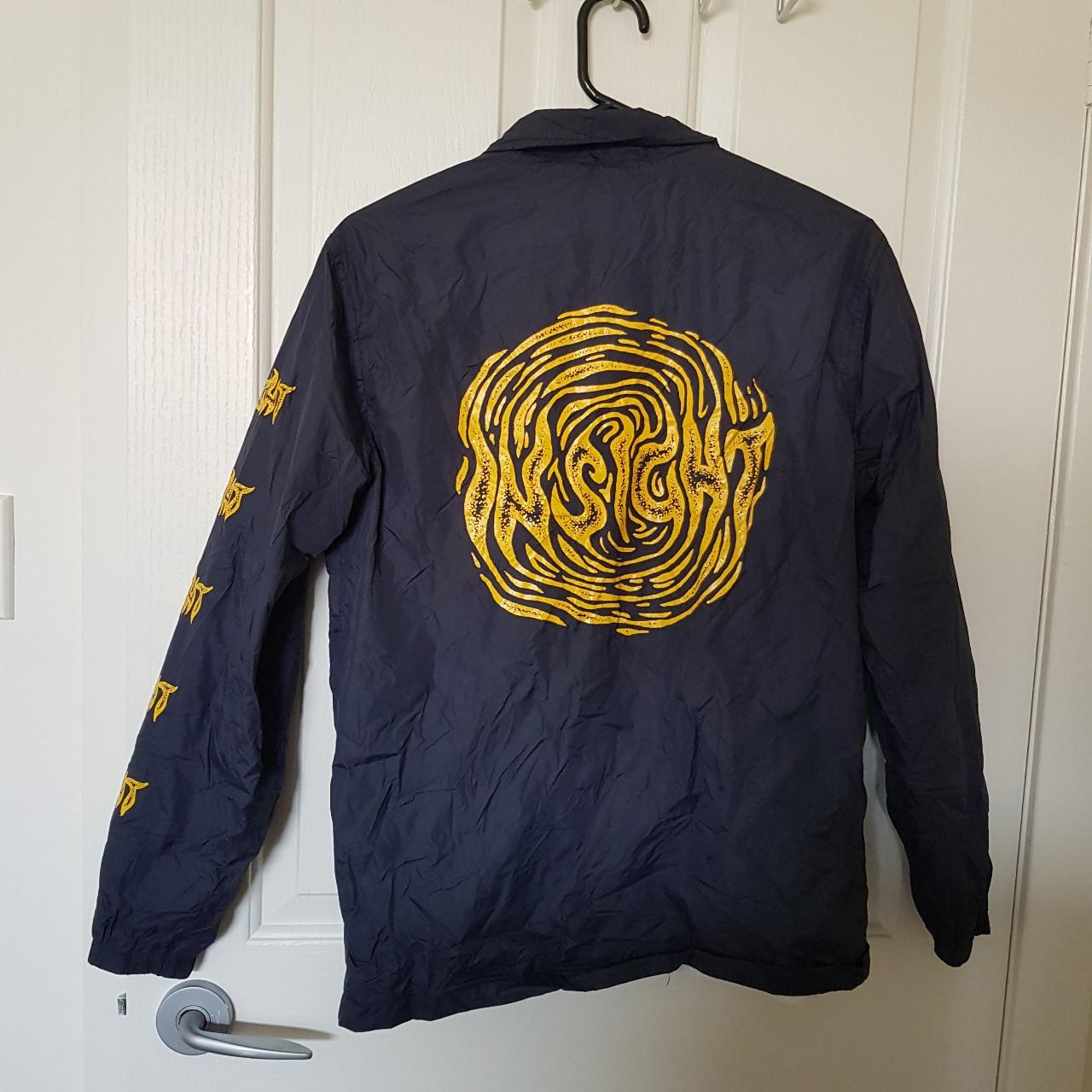 Insight Black and Yellow Psychedelic Print... - Depop