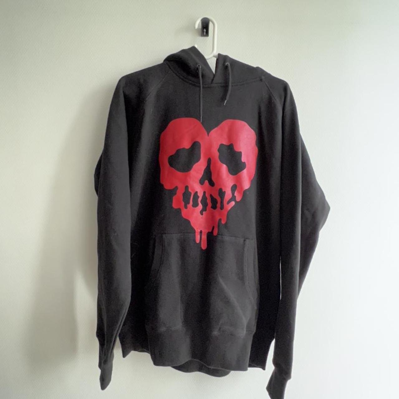 Drop Dead Skull Fucked hoodie. Never worn, so like... - Depop