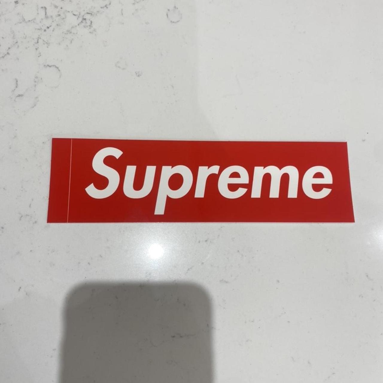 Supreme Red Stickers | Depop