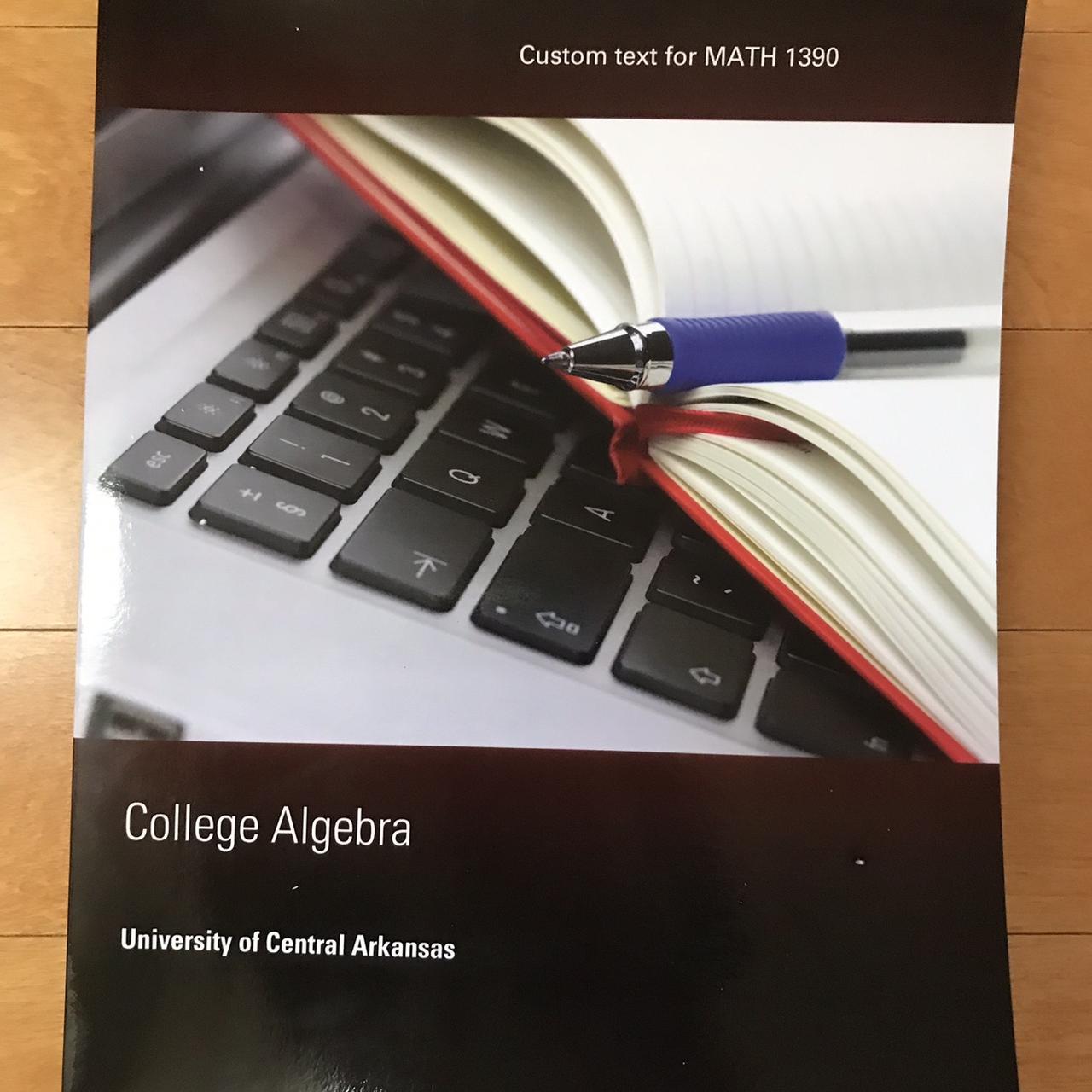 College Algebra Math 1390 UCA Custom... - Depop