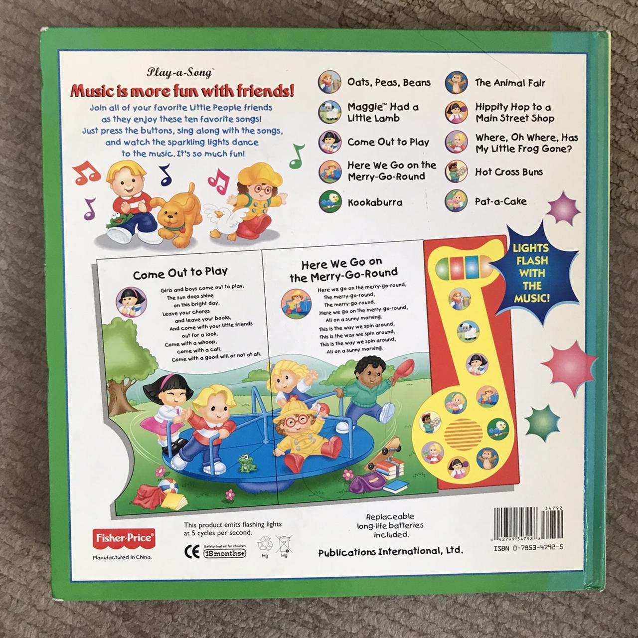 Fisher Price Little People Friendly Songs AudioBook... - Depop