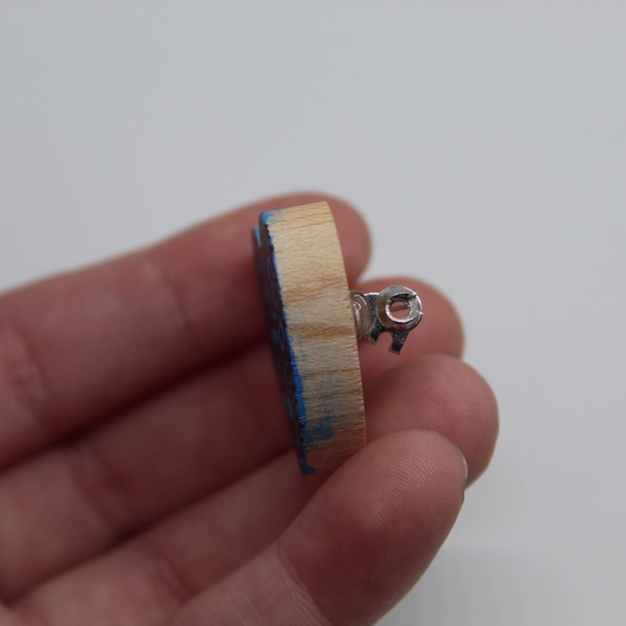 🥀 Face pin 🥀 •Handmade by me •Made using paint... - Depop