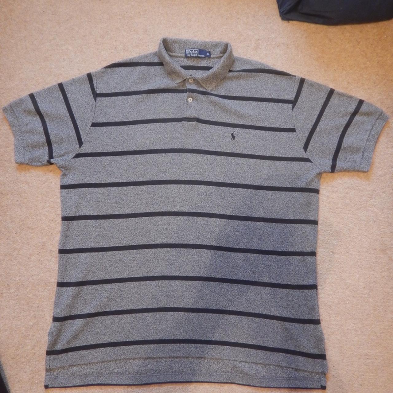 Polo Ralph Lauren Men's Black and Grey Polo-shirts | Depop